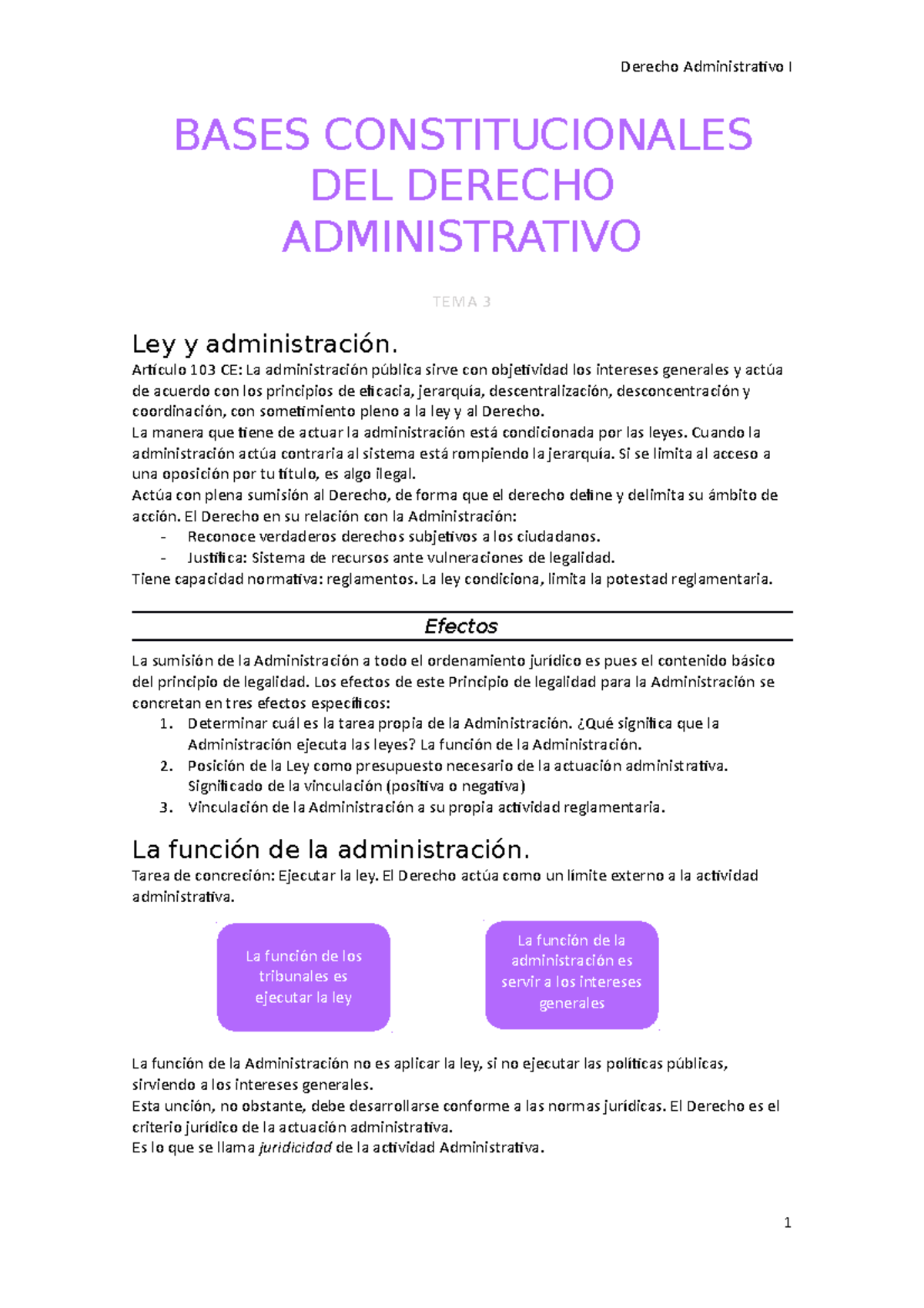 Tema 3 Apuntes Tema 3 Rosa Bases Constitucionales Del Derecho