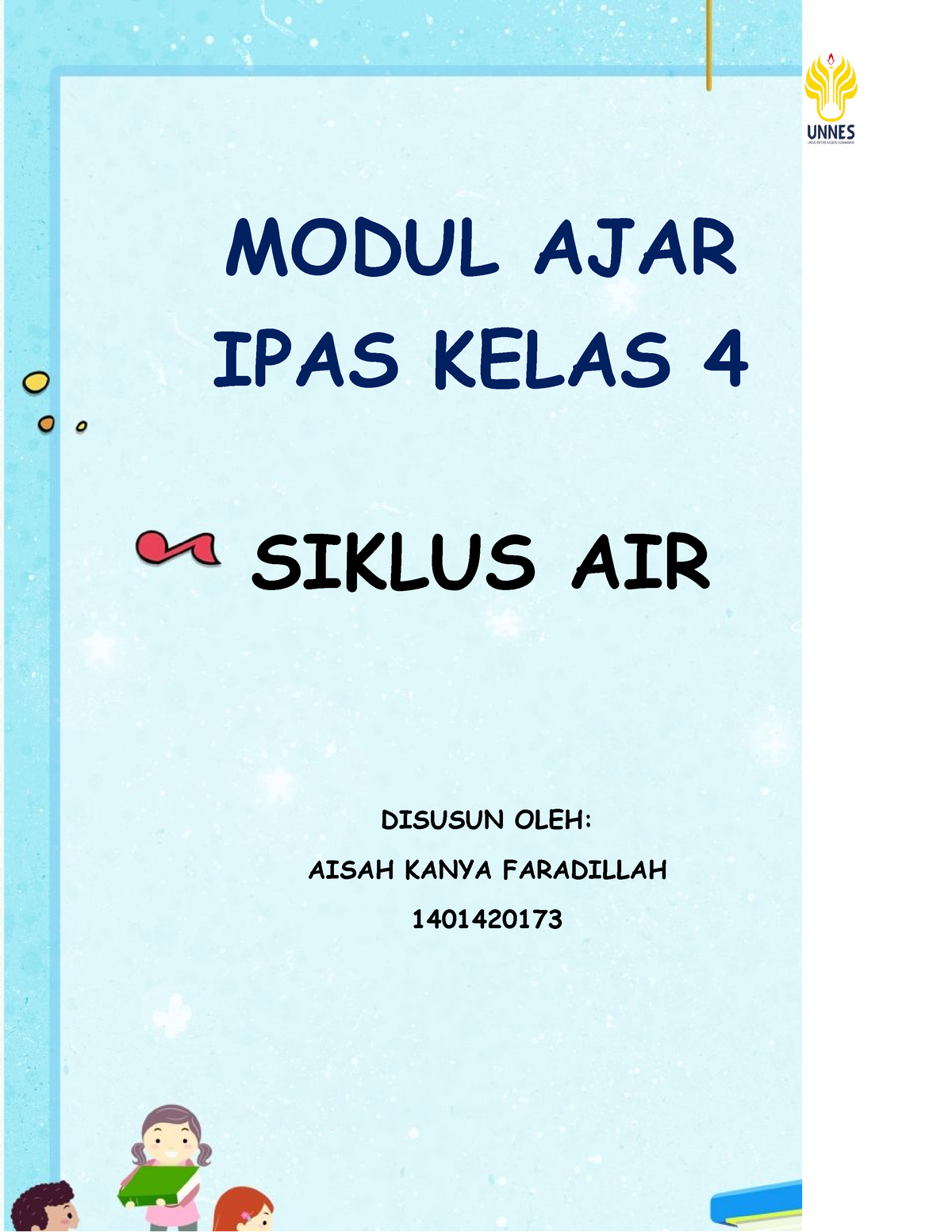 Modul Ajar Modul Ajar Ipas Kelas 4 Siklus Air Disusun Oleh Aisah