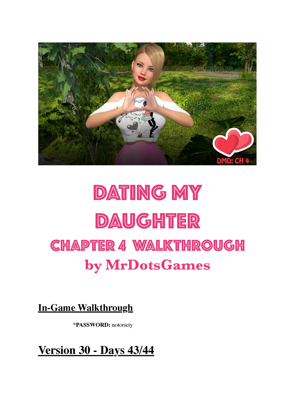 Dmd Walkthrough Ch4 Sfgag Dating My Daughter Chapter 4 Walkthrough