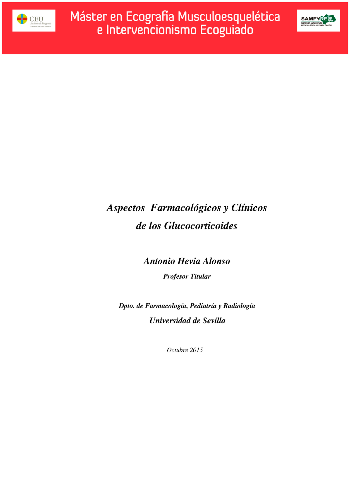 Aspectos Farmacológicos Y Clínicos De Los Glucocorticoides Aspectos