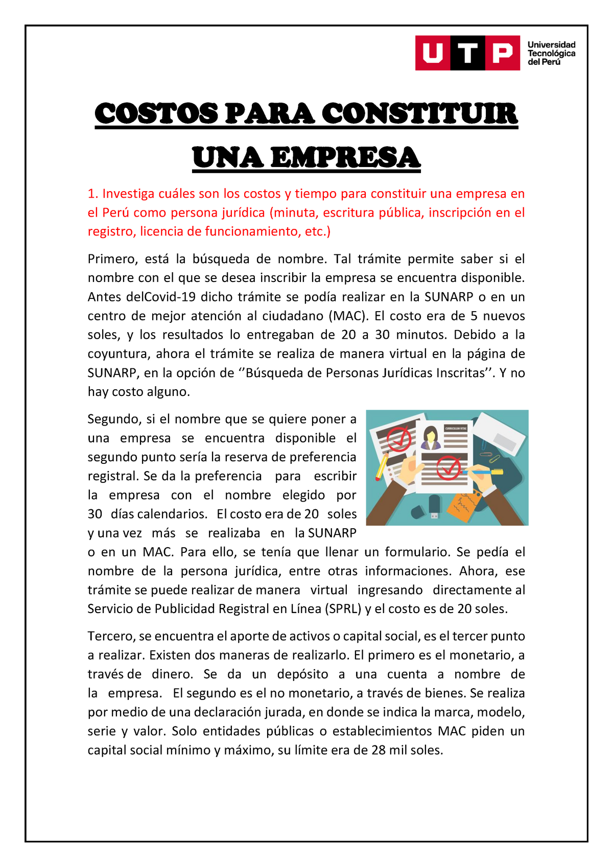 Costos Para Constituir Una Empresa Investiga Cuáles Son Los Costos Y