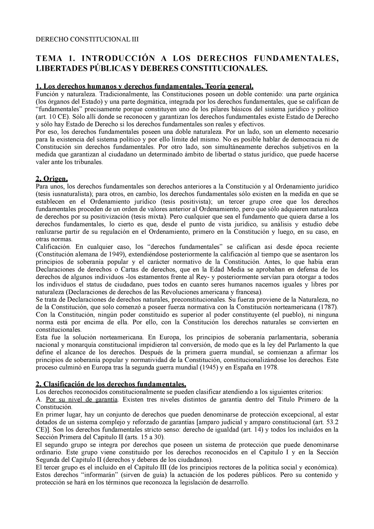 Apuntes Derecho Constitucional Iii Pdf Derecho Constitucional Iii T E