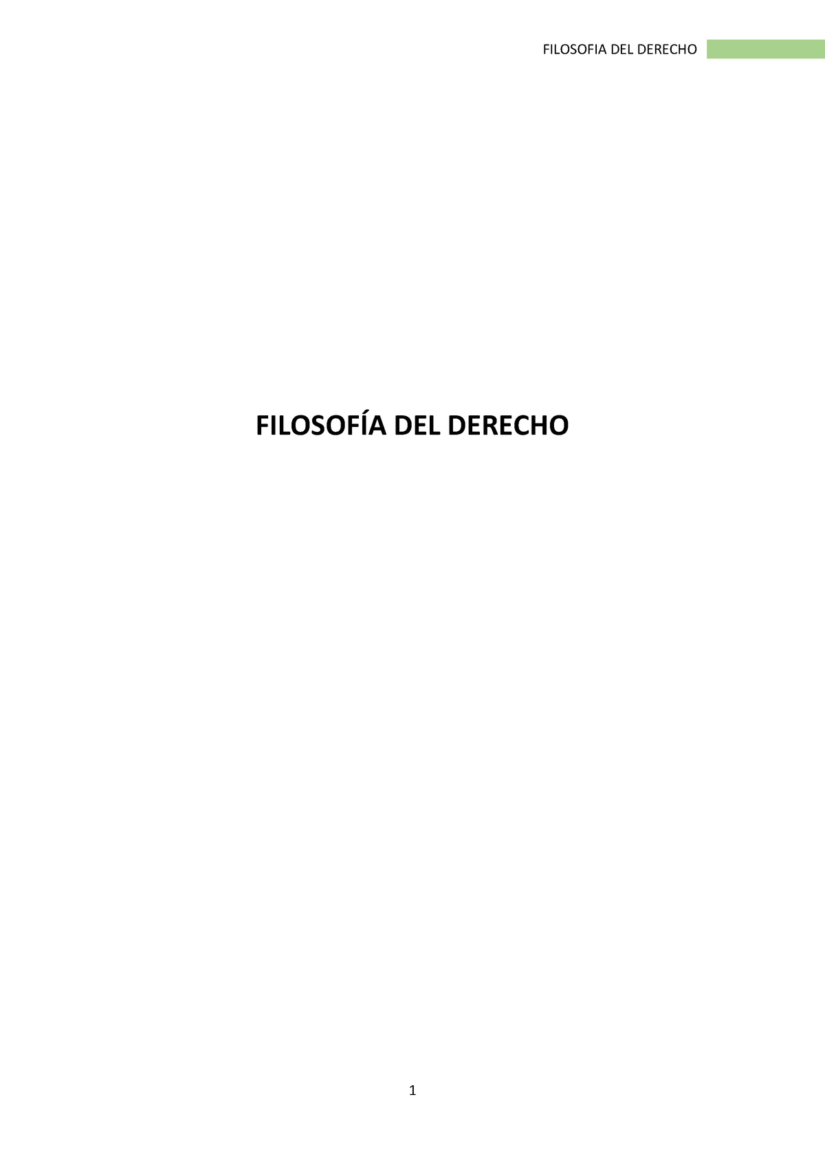 Filosofía Del Derecho Temas 1 3 Filosofia Del Derecho Del Derecho