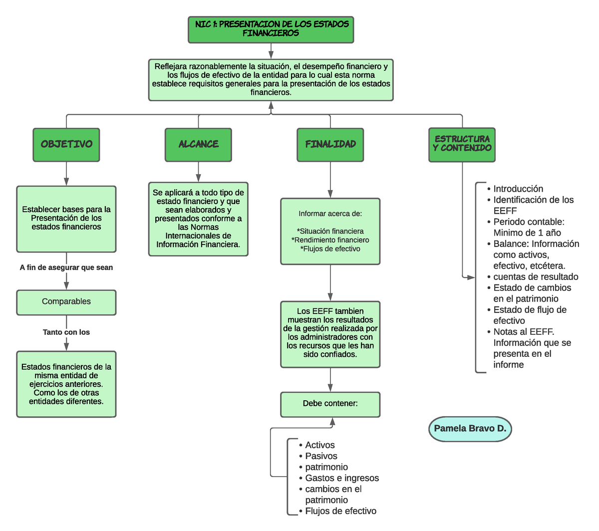 Niif Nic Mapa Conceptual De Normas Internacionales De Contabilidad Ni C