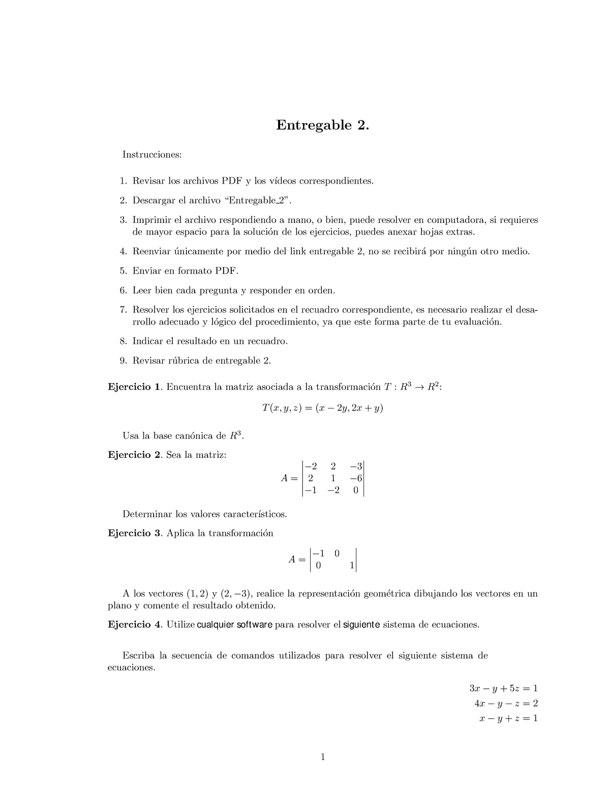 Instrucciones Entregable 2 1 Entregable 2 Instrucciones Revisar Los