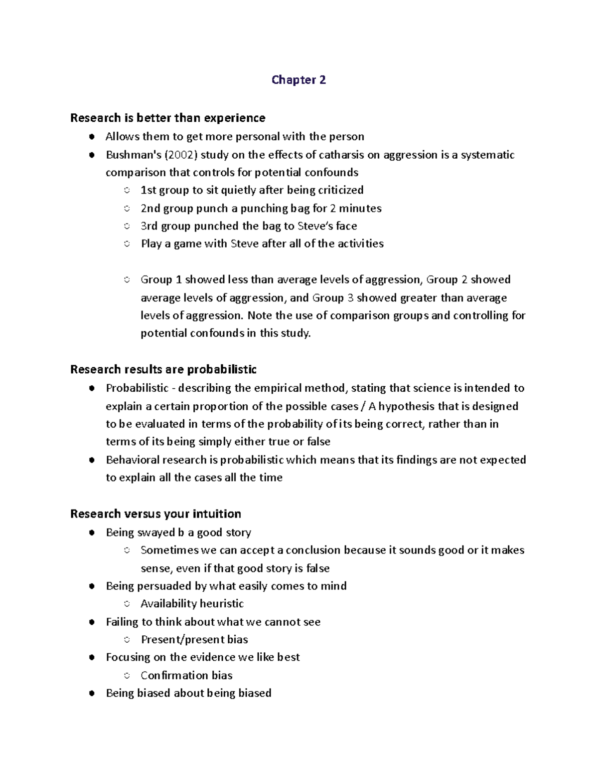 Chapter 2 Lecture Notes2 Chapter 2 Research Is Better Than