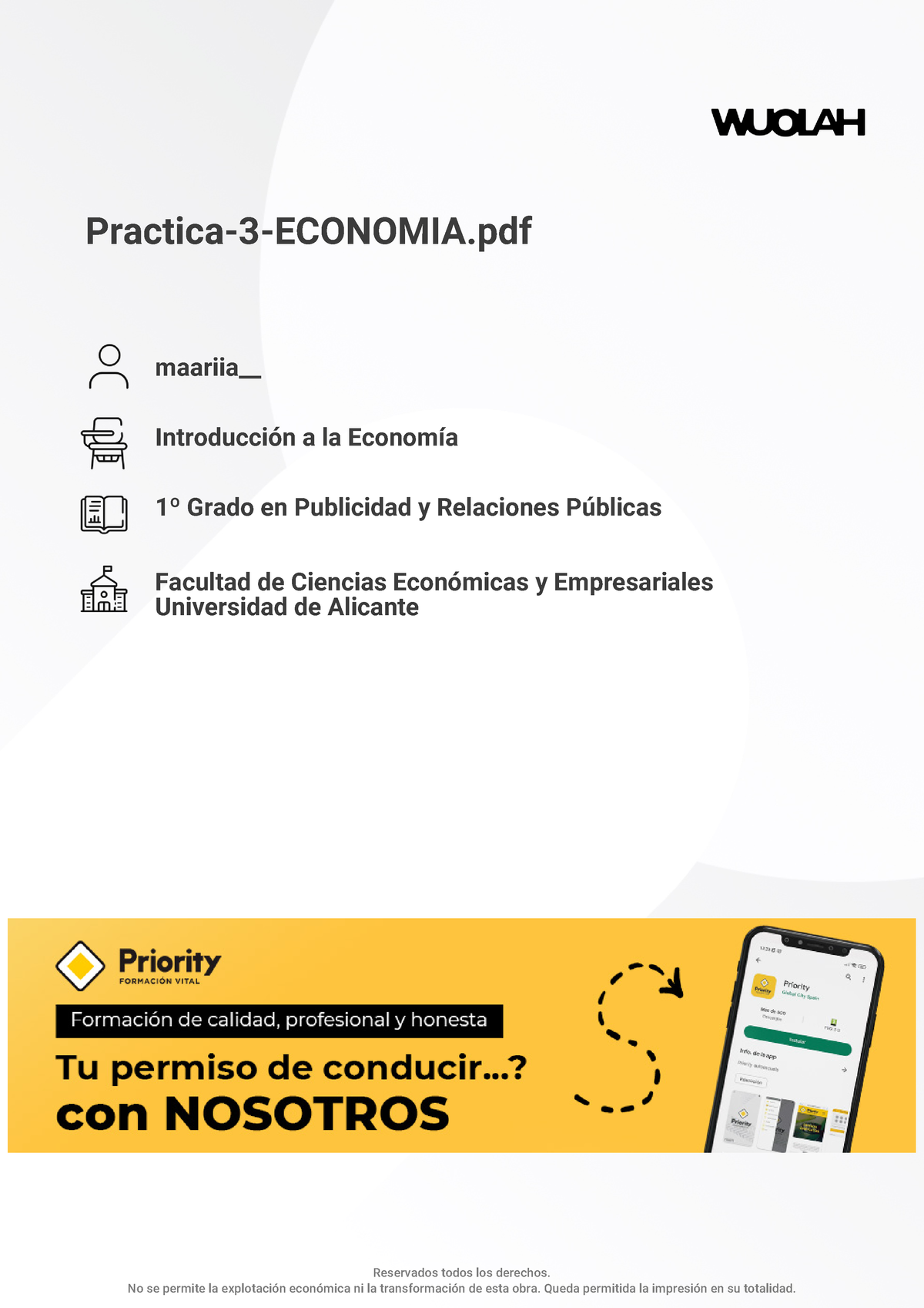 Wuolah Free Practica 3 Economia Practica 3 Economia Maariia