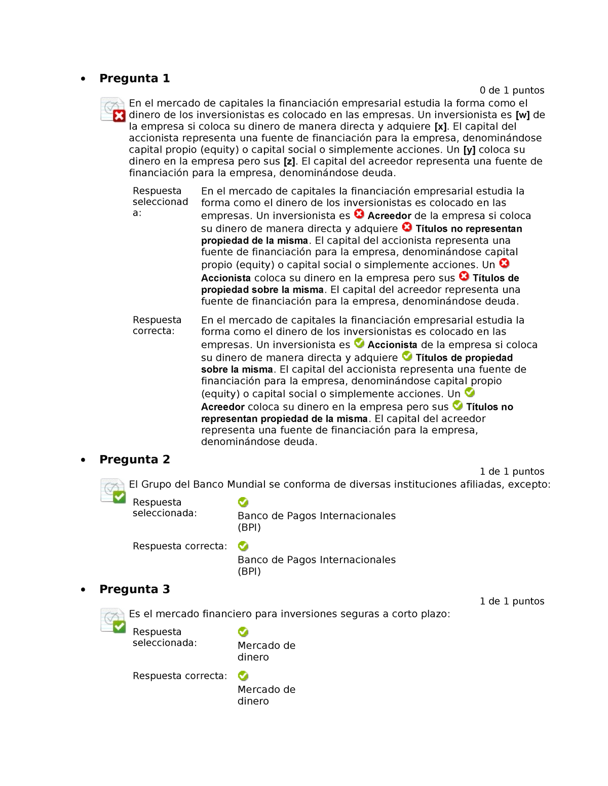 Automatizada Finanzas Internacionales Act 10 Pregunta 1 0 De 1 Puntos