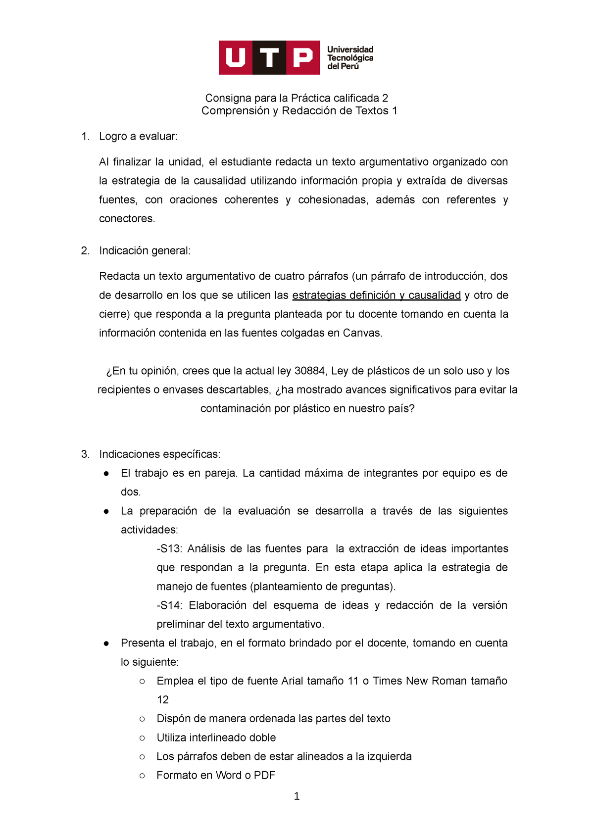 Semana 14 Tema 01 Tarea Redacción Preliminar De Un Texto