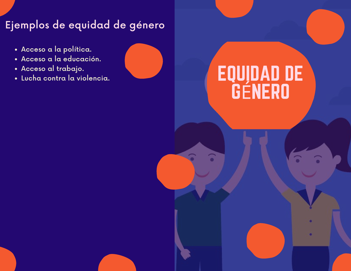 Equidad De Género Realizado En Canva Pdf Equidad De GÉnero