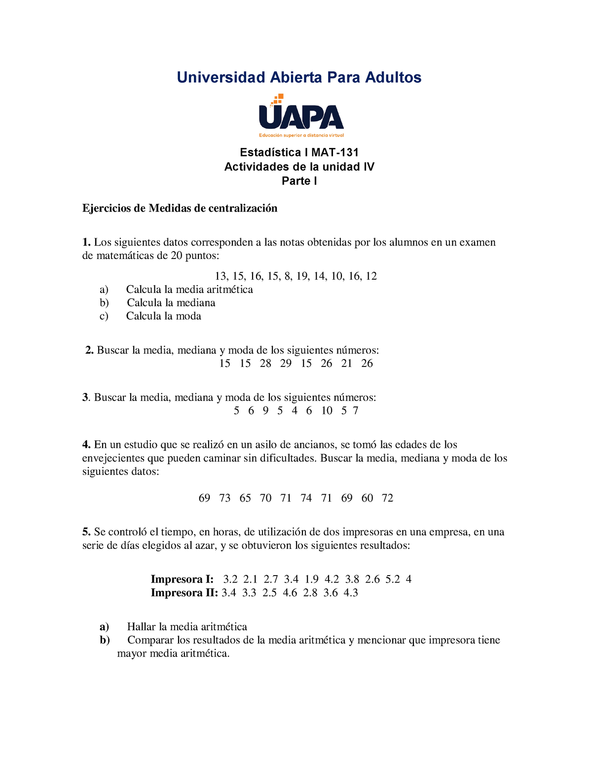 Actividades De La Unidad Iv Parte 1 Universidad Abierta Para Adultos