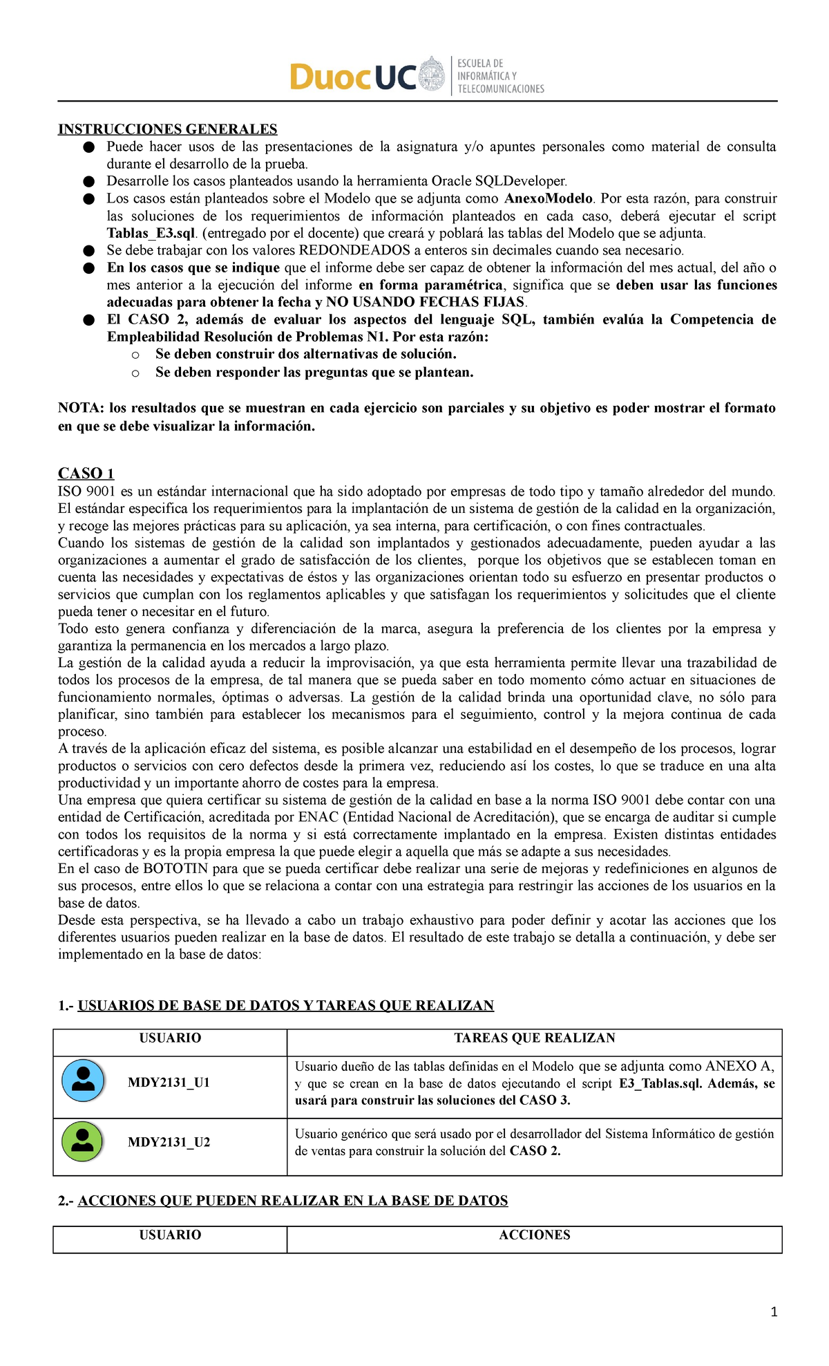 Mdy2131 E3 Tercera Prueba De Consulta De Base De Datos