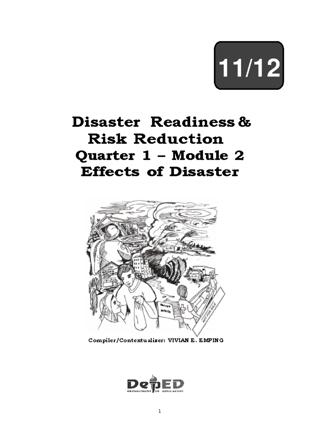 2 Q1 Drrr Module 2 Quarter 1 Disaster Readiness And Risk Reduction