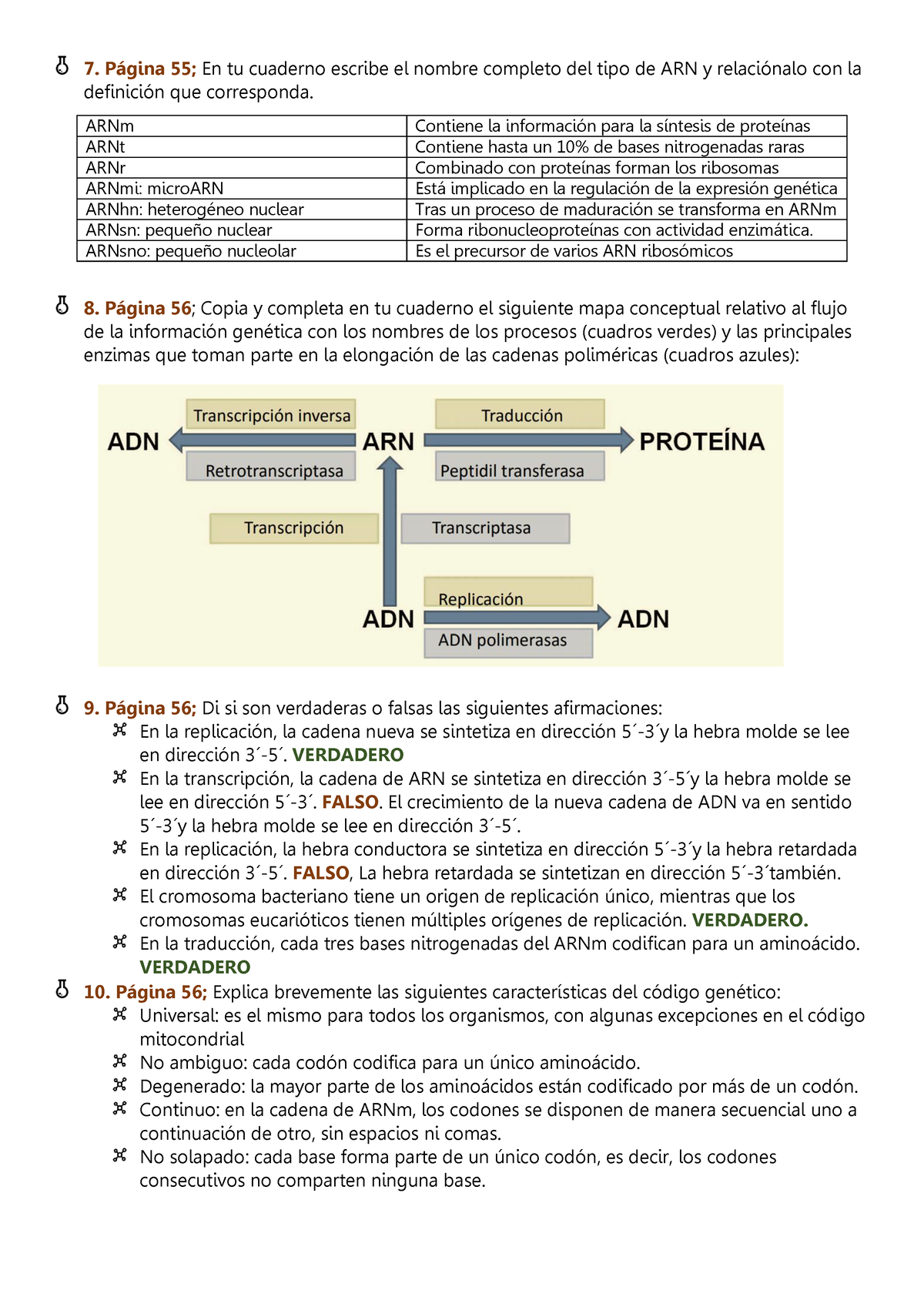 Actividades 3 Ejercicio 7 Al11 Pag 55 Y 56 Biología Molecular Y