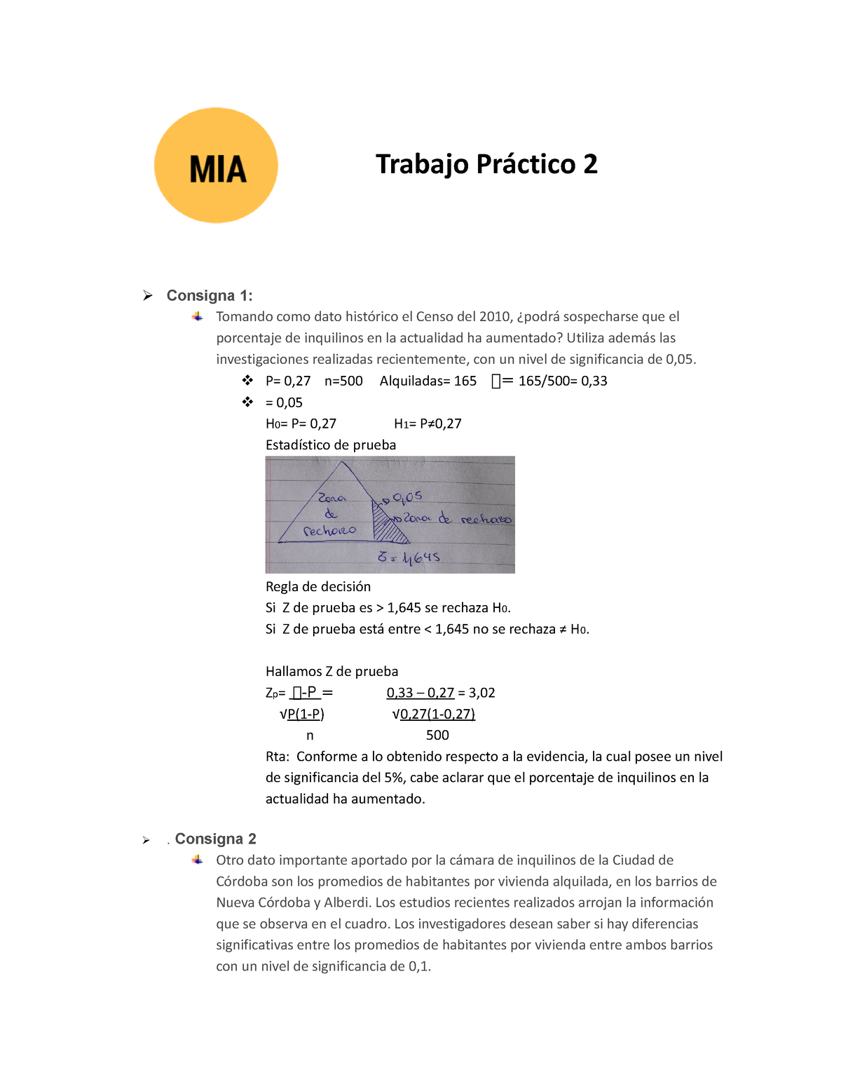 Tp 2 Herramientas Matematicas V Estadistica Ii Siglo 21 Studocu