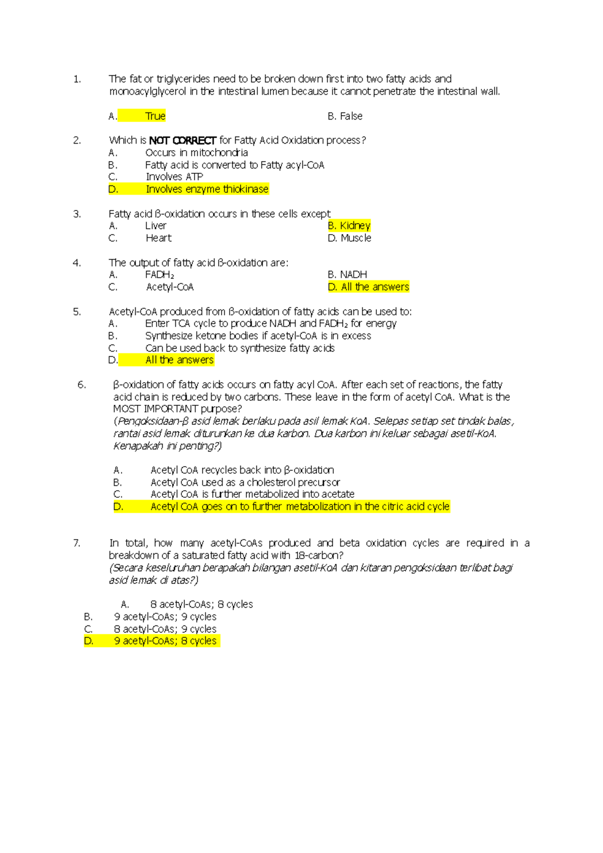 Practice 9 Lipid Metabolism Lipolysis Part1 The Fat Or