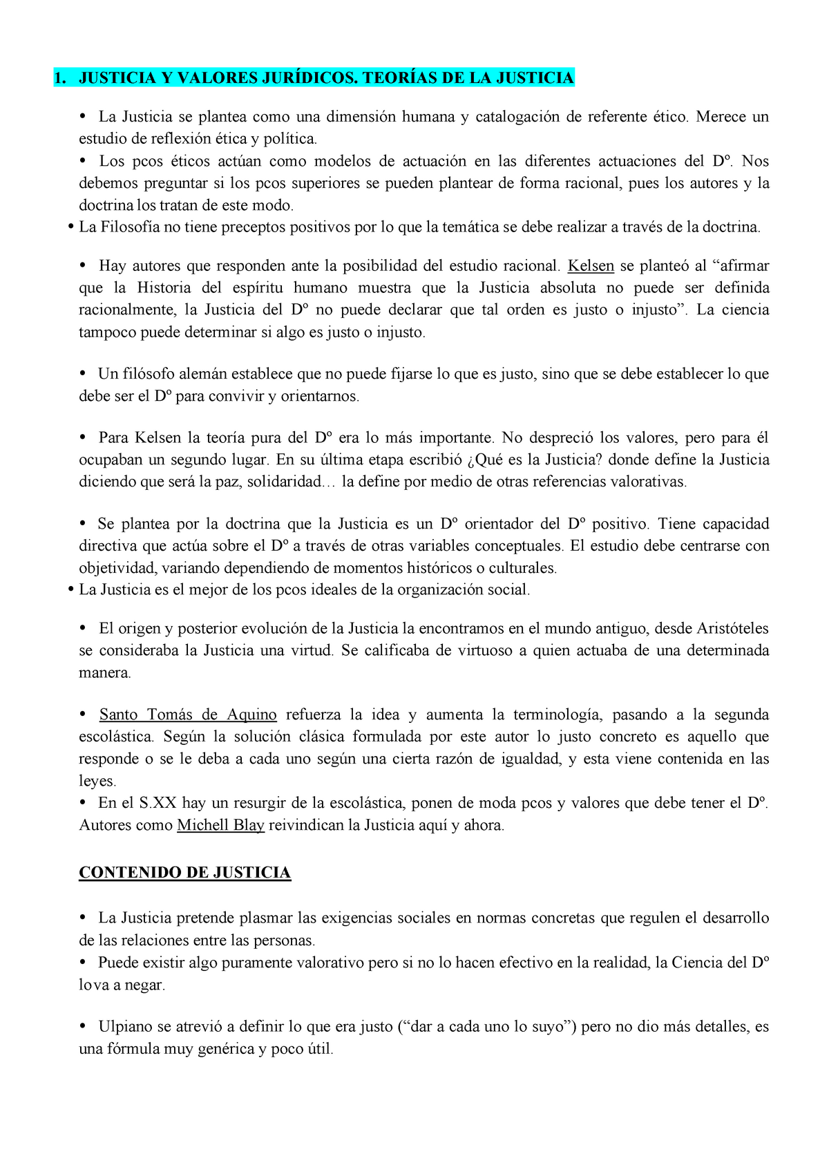 Tema 8 Filosofia Del Derecho 1 Justicia Y Valores JurÍdicos