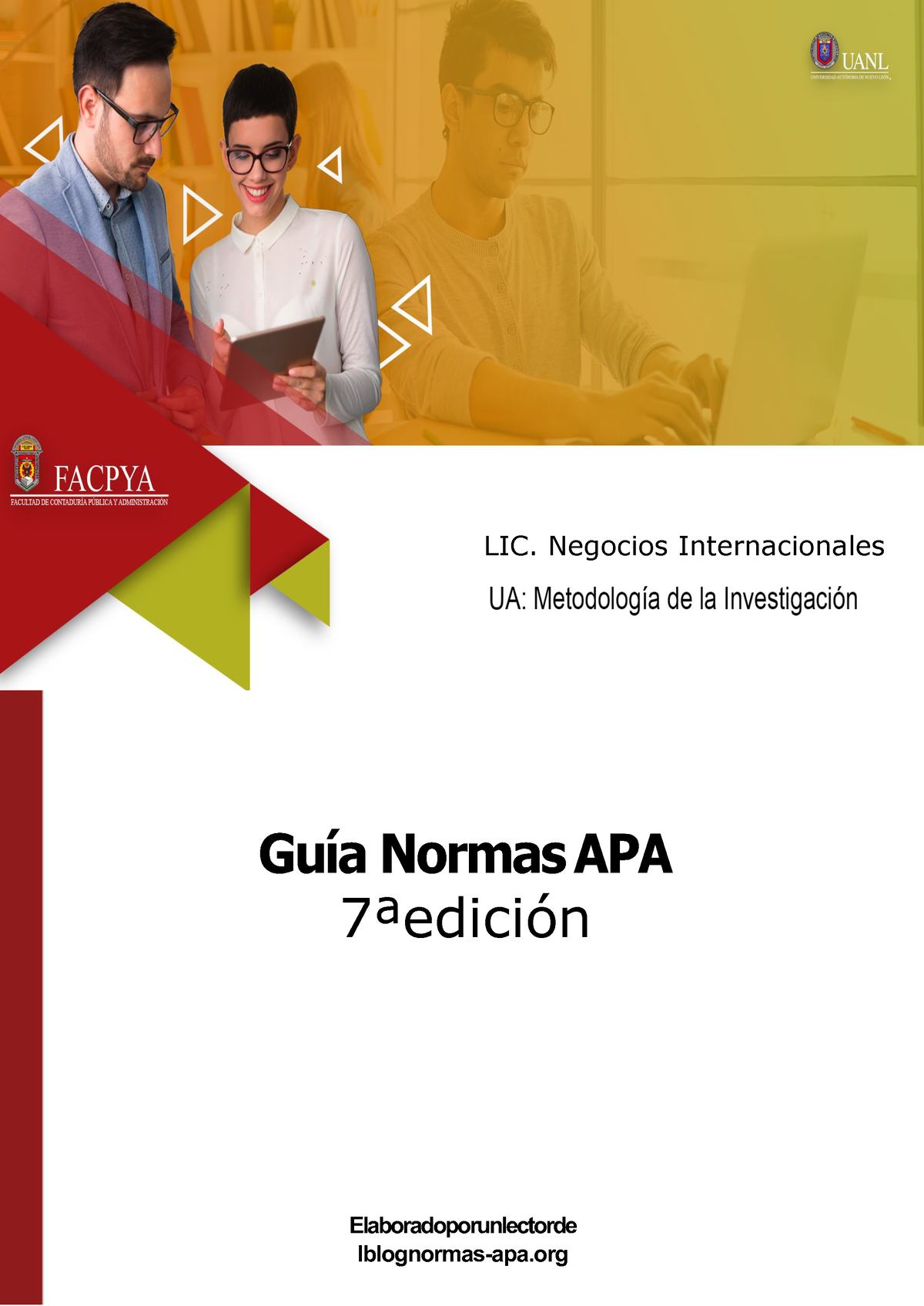 Guia Normas Apa 7ma Edicion Lni Guía Normas Apa 7ªedición