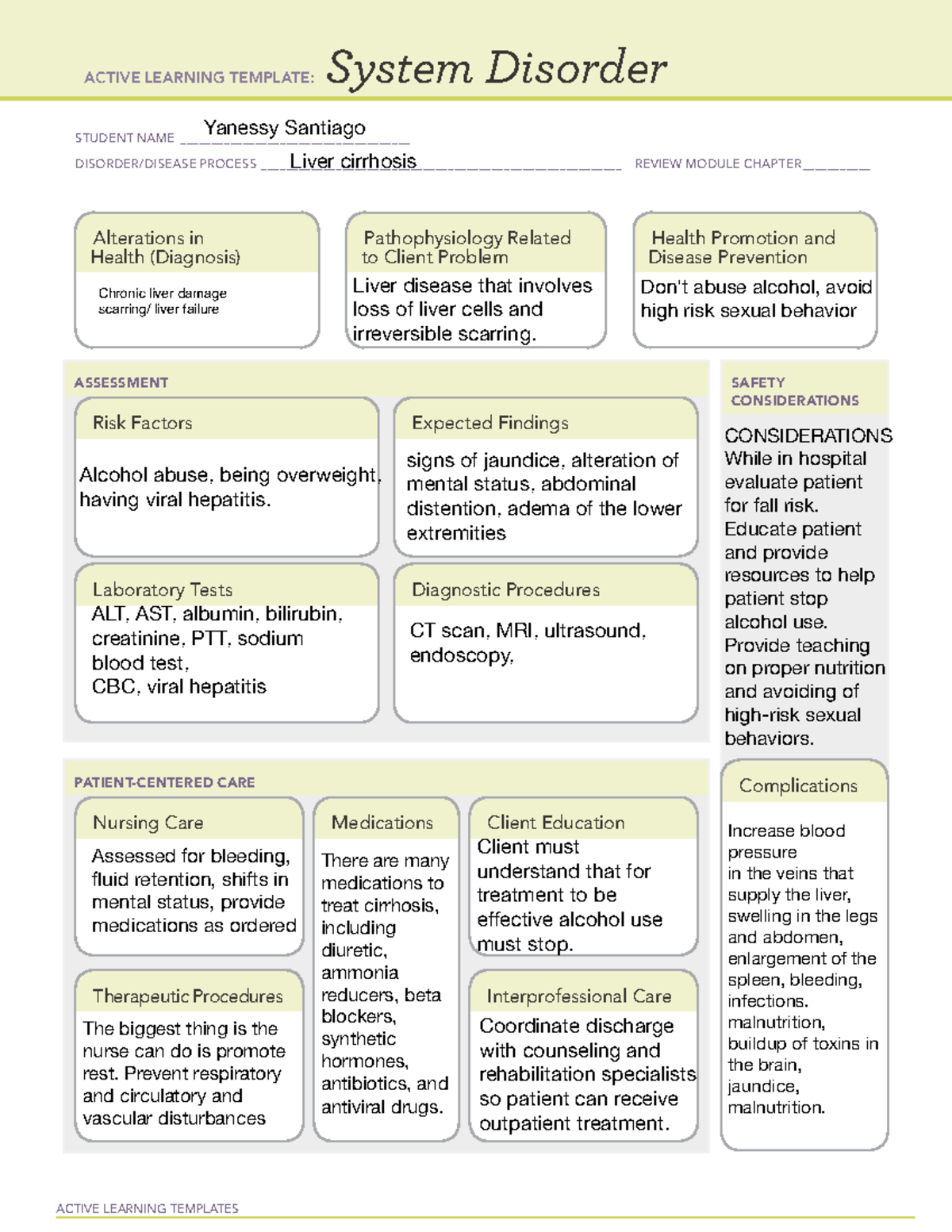 Cirrhosis Active Learning Template