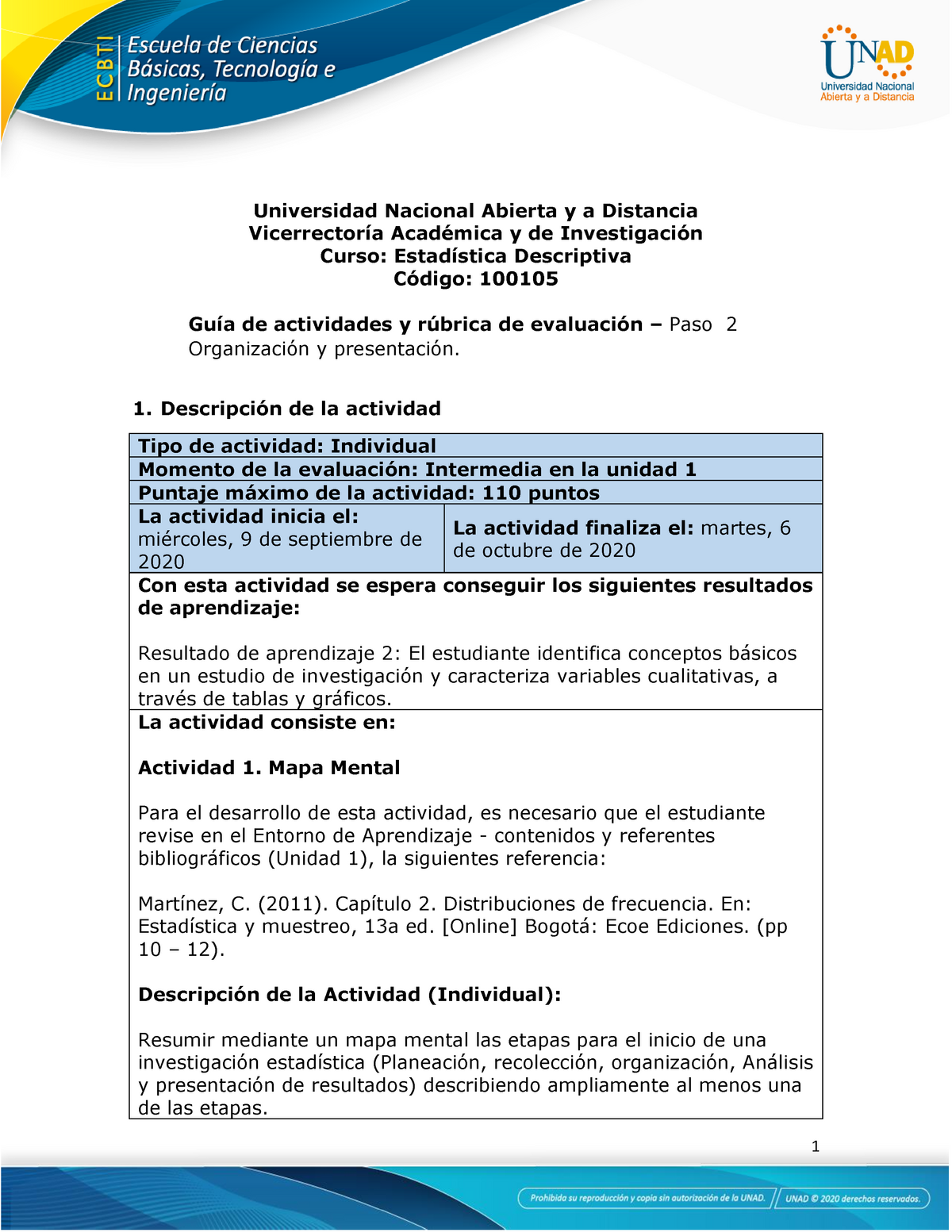 Guía De Actividades Y Rúbrica De Evaluación Unidad 1 Paso 2