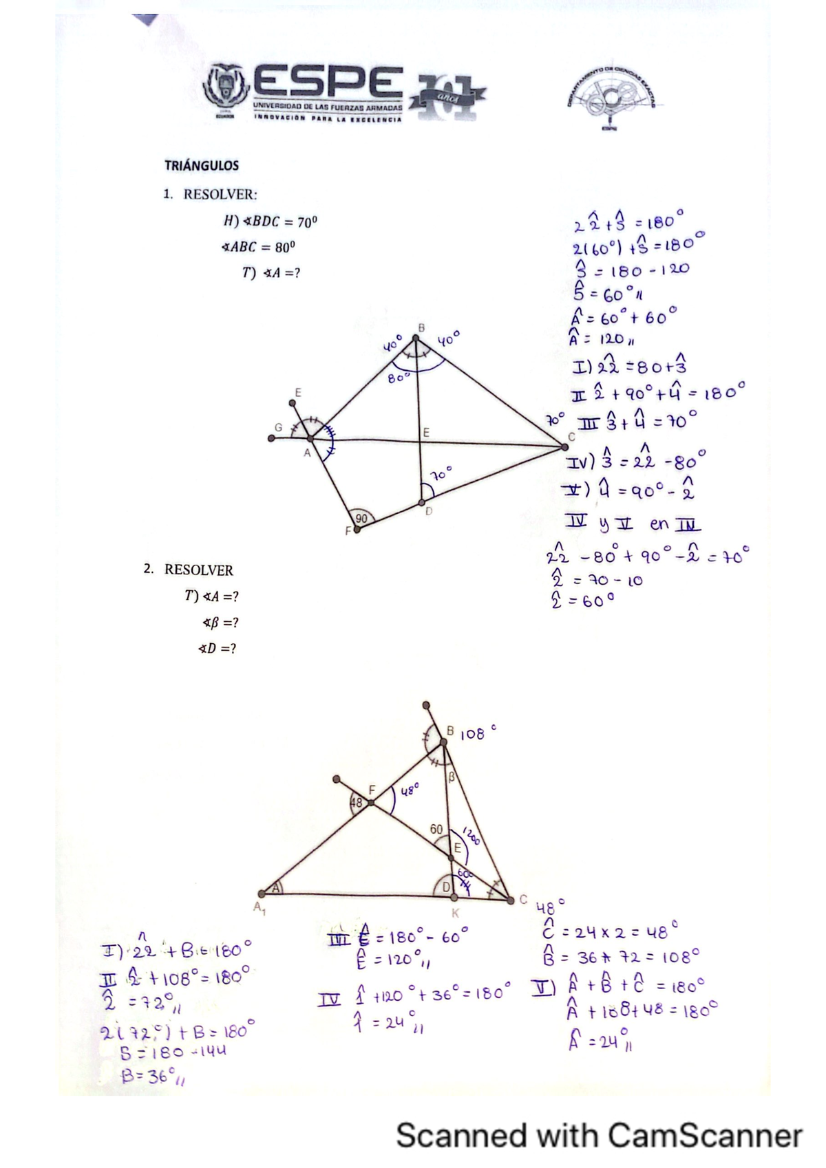 Deber 1 Geometría Geometría And Trigonometría Studocu