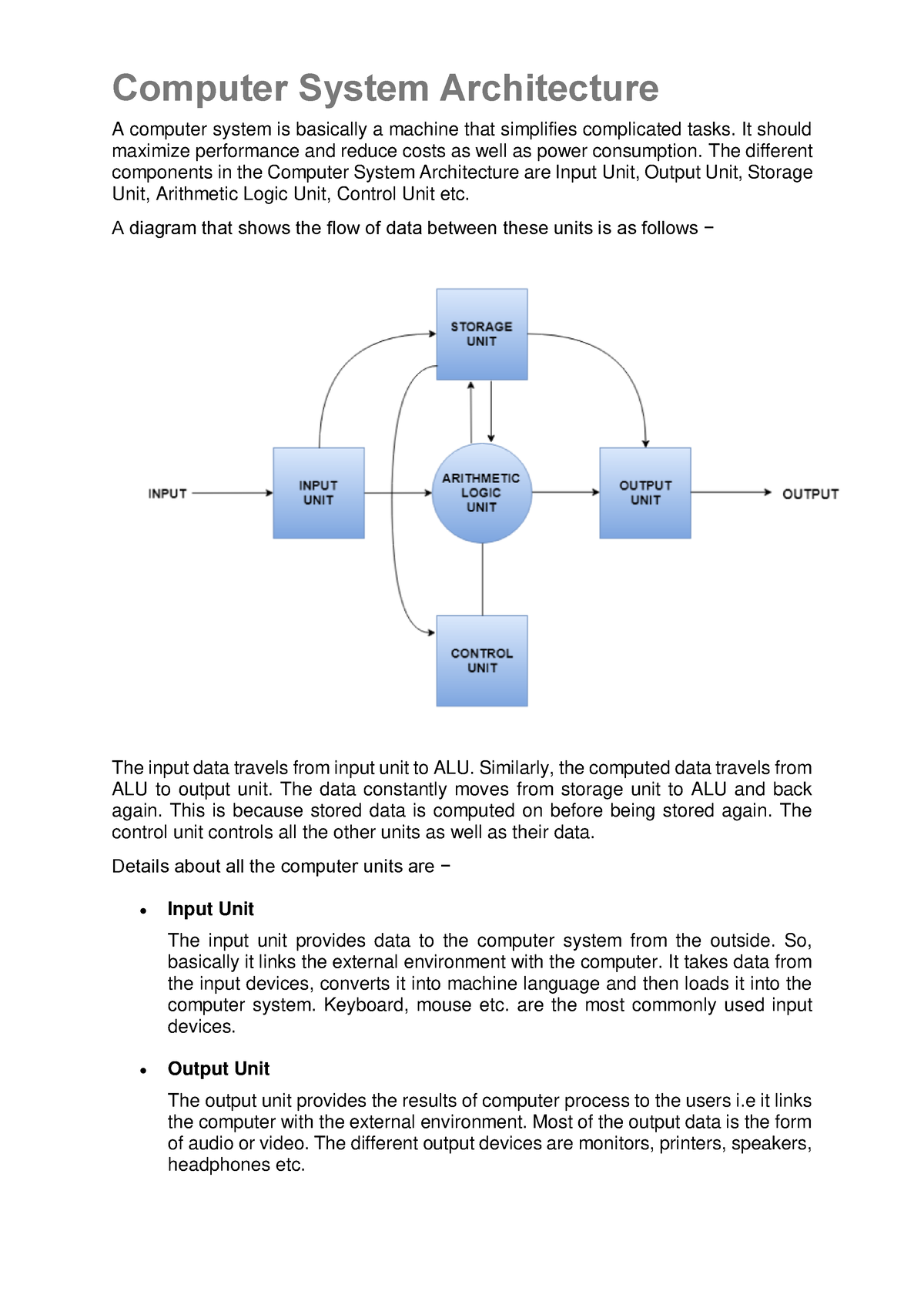 Microprocessor Pdf Computer System Architecture A Computer