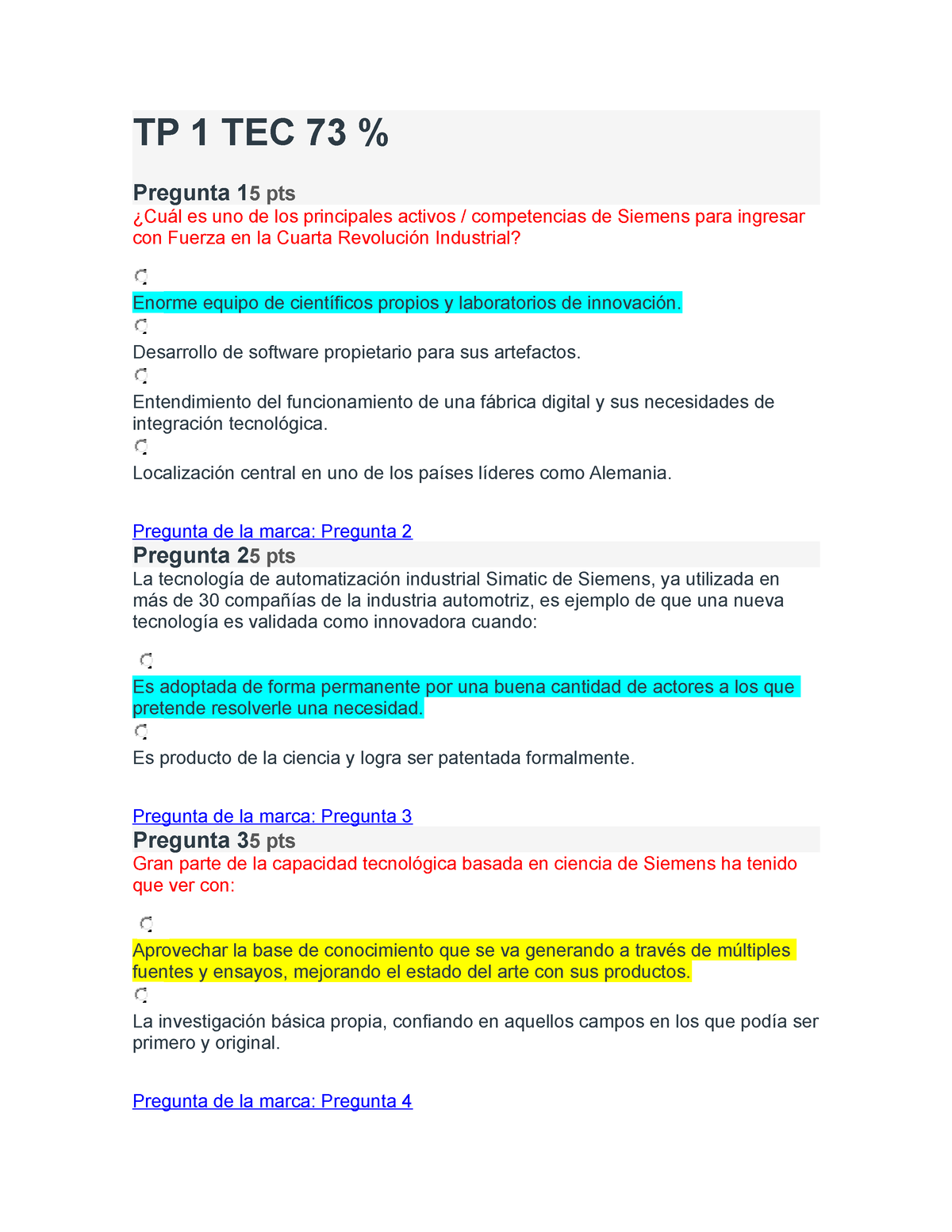 Tp 1 Tecnologia Tp1 Tp 1 Tec 73 Pregunta 15 Pts ¿cuál Es Uno De