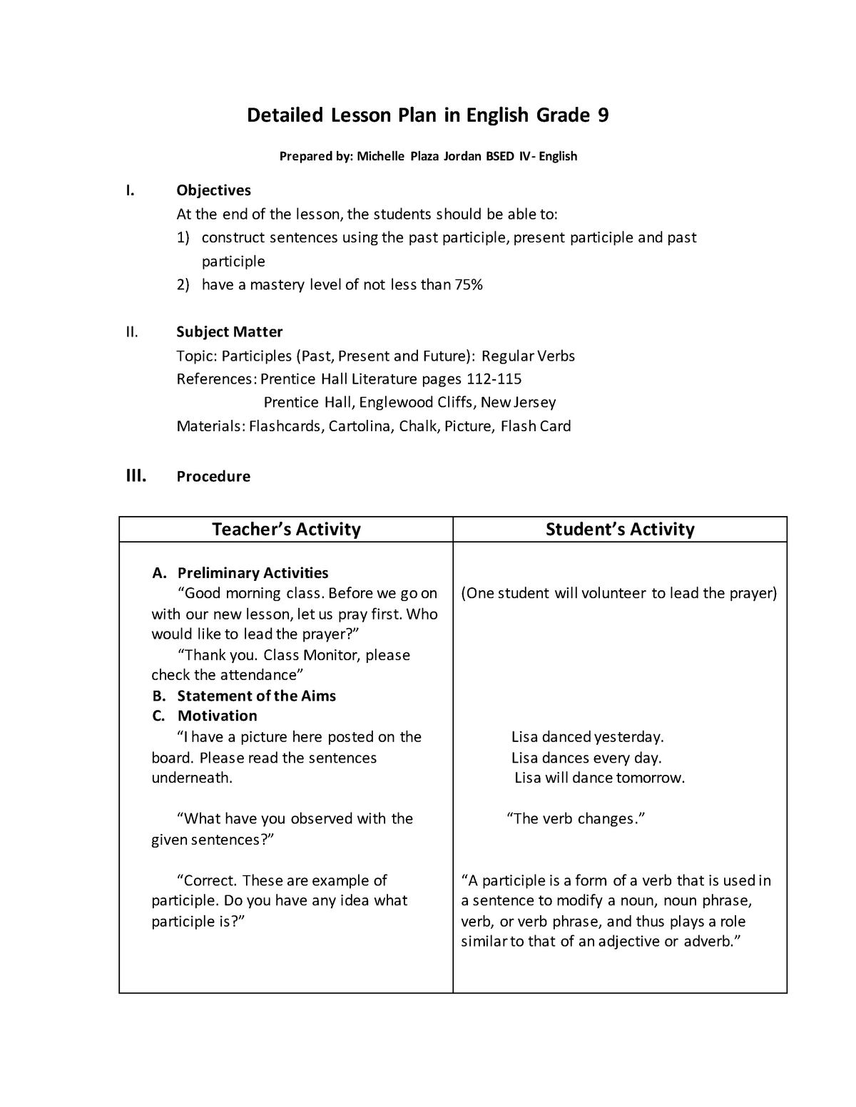 Detailed Lesson Plan English Detailed Lesson Plan English Vrogue