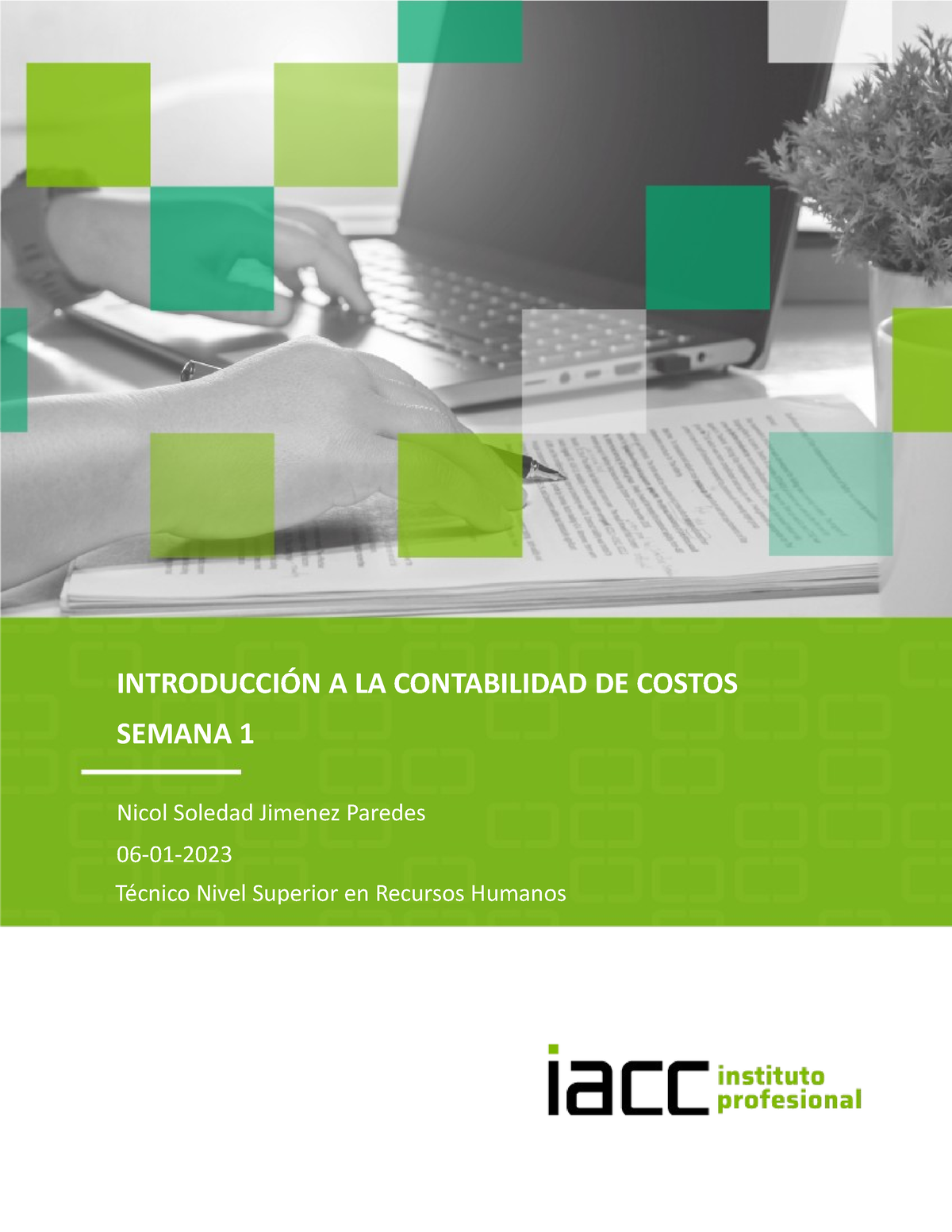 Costos Y Presupuestos Control S 1 IntroducciÓn A La Contabilidad De