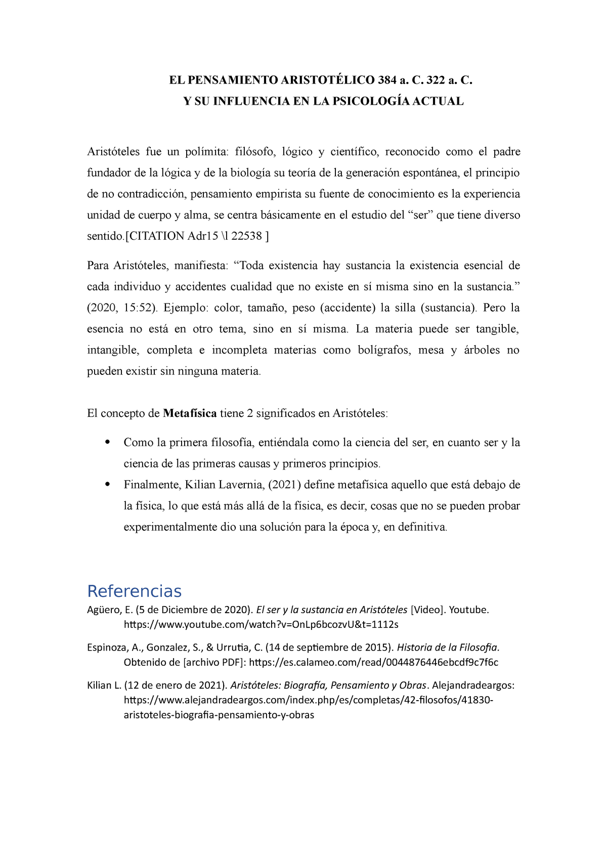 Ya Que Suave Hacer Esencia Y Existencia Ejemplos Helecho Aleación Privado