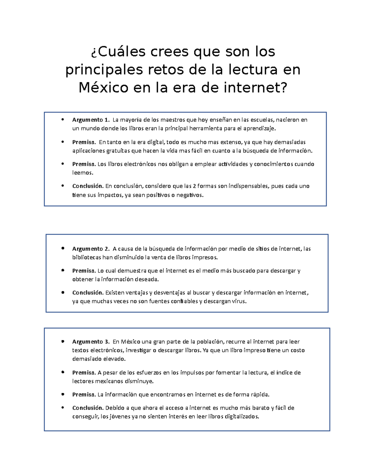 ¿cuáles Crees Que Son Los Principales Retos De La Lectura En México En