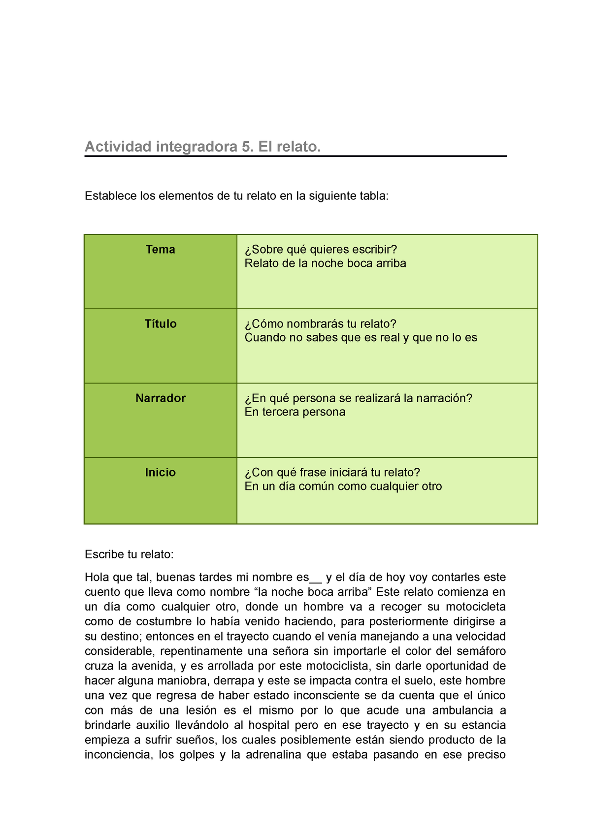 Docx Ejemplo De Actividad Integradora Del Modulo Unidad Dokumen Hot