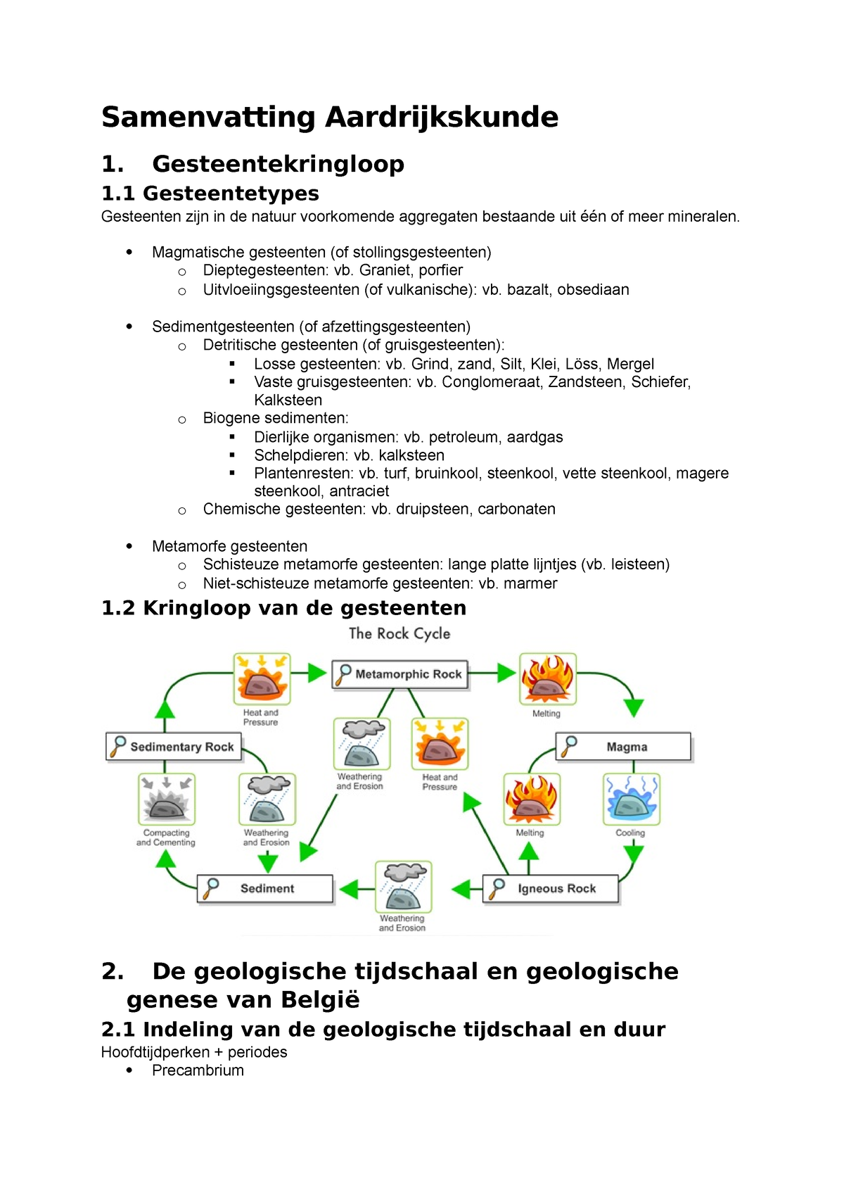 Samenvatting Aardrijkskunde Examen Samenvatting Aardrijkskunde 1