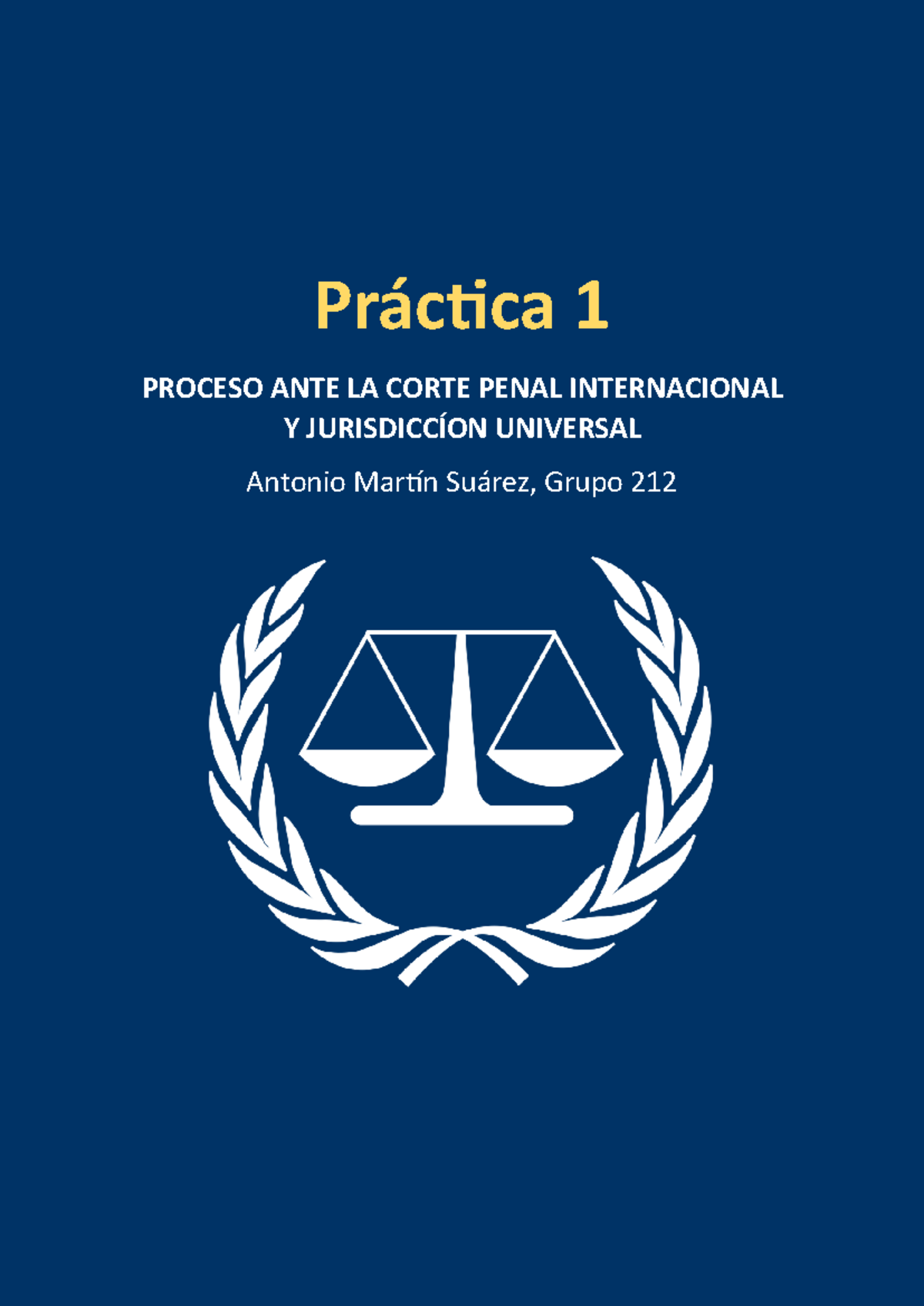 Práctica 1 Proceso Ante La Cji Práctica 1 Proceso Ante La Corte