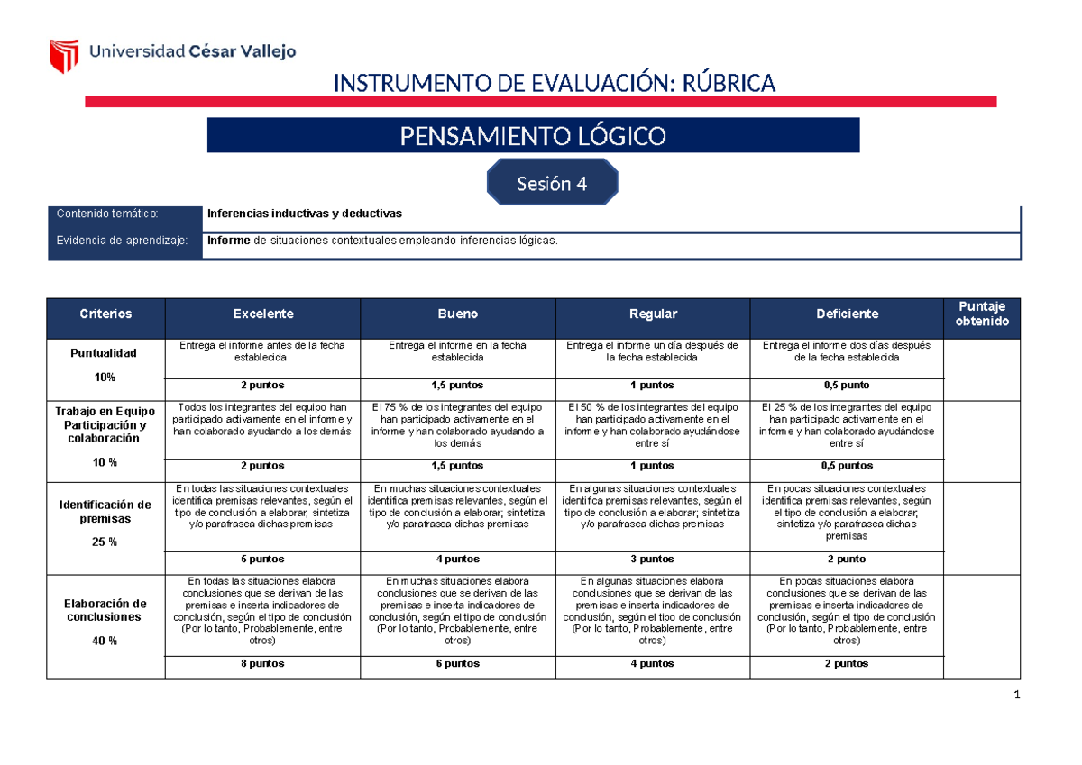 Instrumento De Evaluación S04 1 Contenido Temático Inferencias