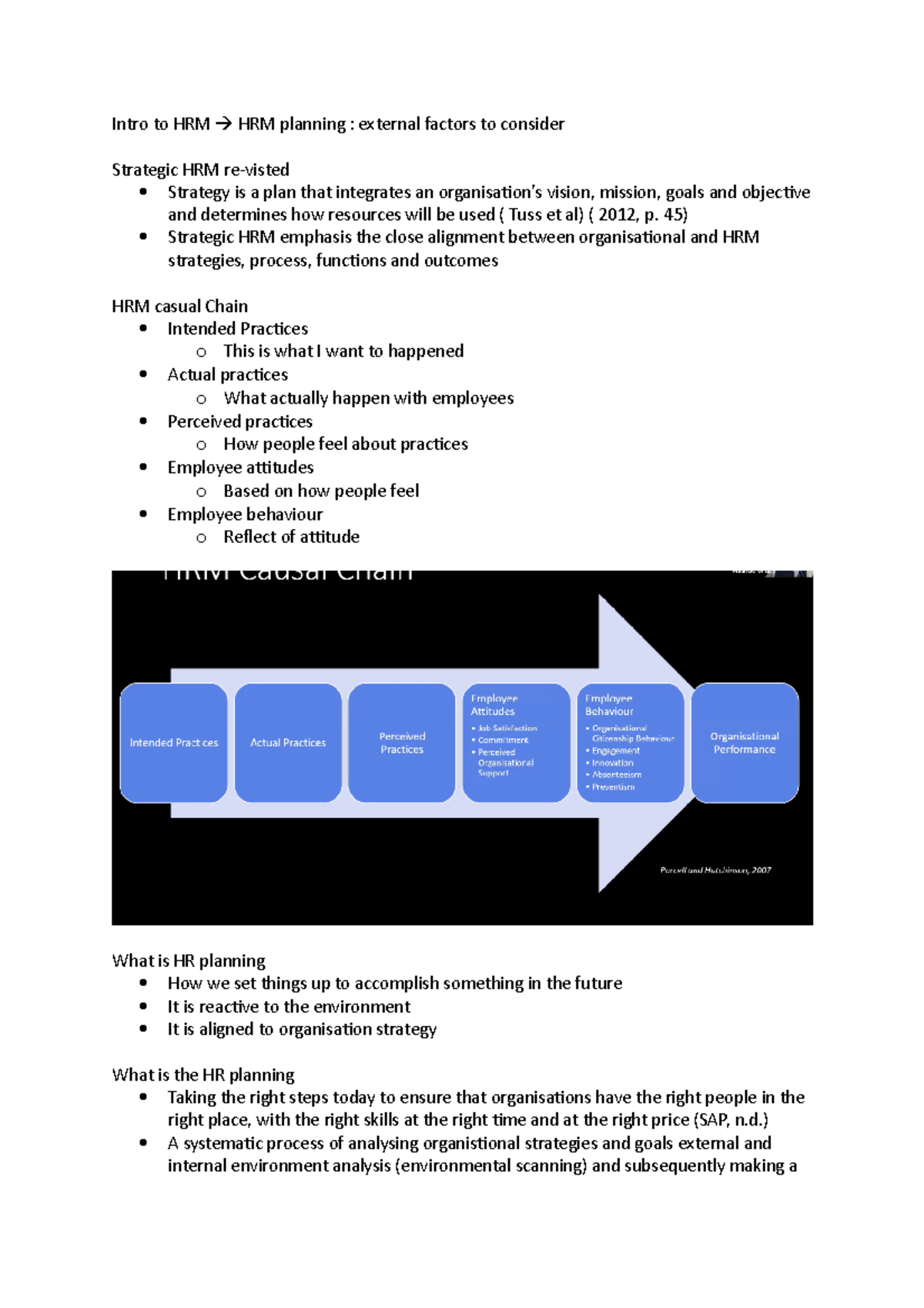 Intro To Hrm Lec 2 Lecutre Notes For Hrm 2 Key Thoeries Intro To