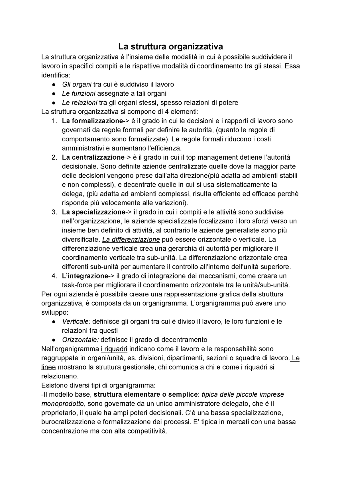 Capitolo 7 Riassunti E Appunti Da Lezioni E Slide Economia