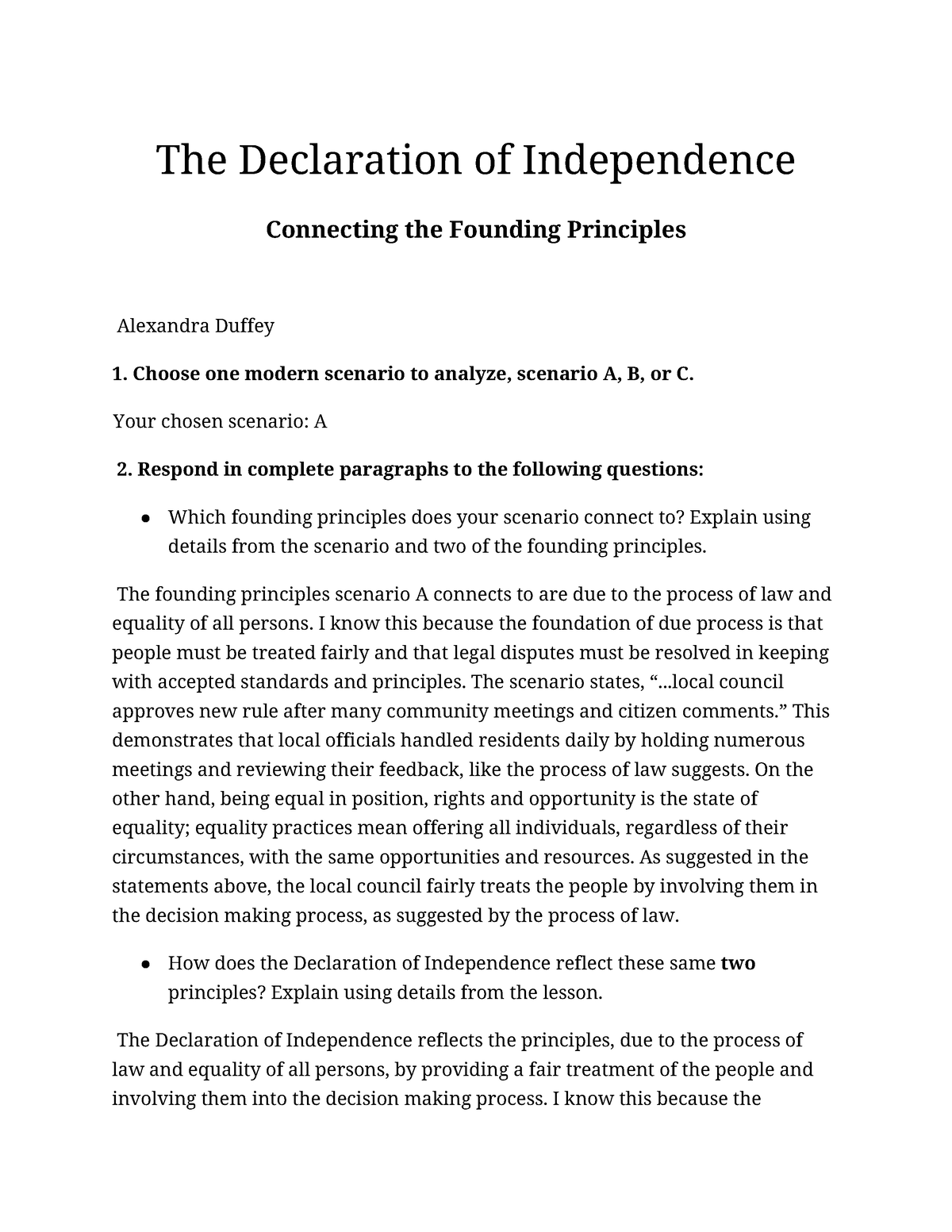 The Declaration Of Independence The Declaration Of Independence