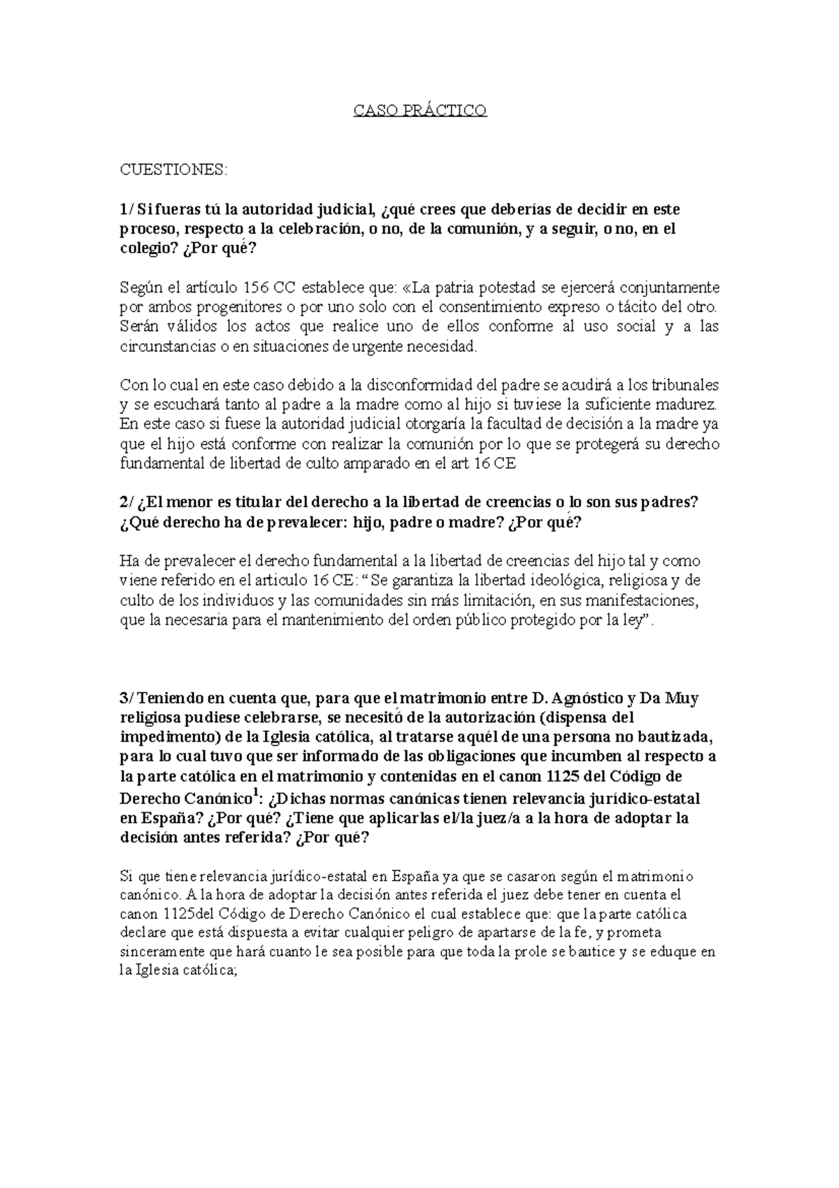 Caso Práctico 1 Practicas Teoria Del Derecho Caso Practico 1 Caso