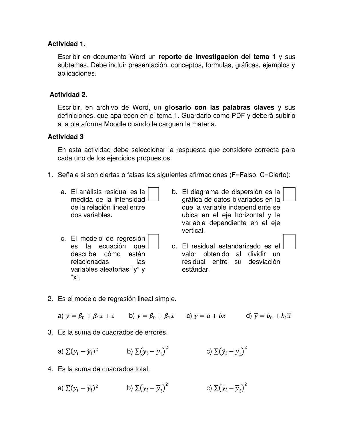 Resolución De Problemas 1 Actividad 1 Escribir En Documento Word Un