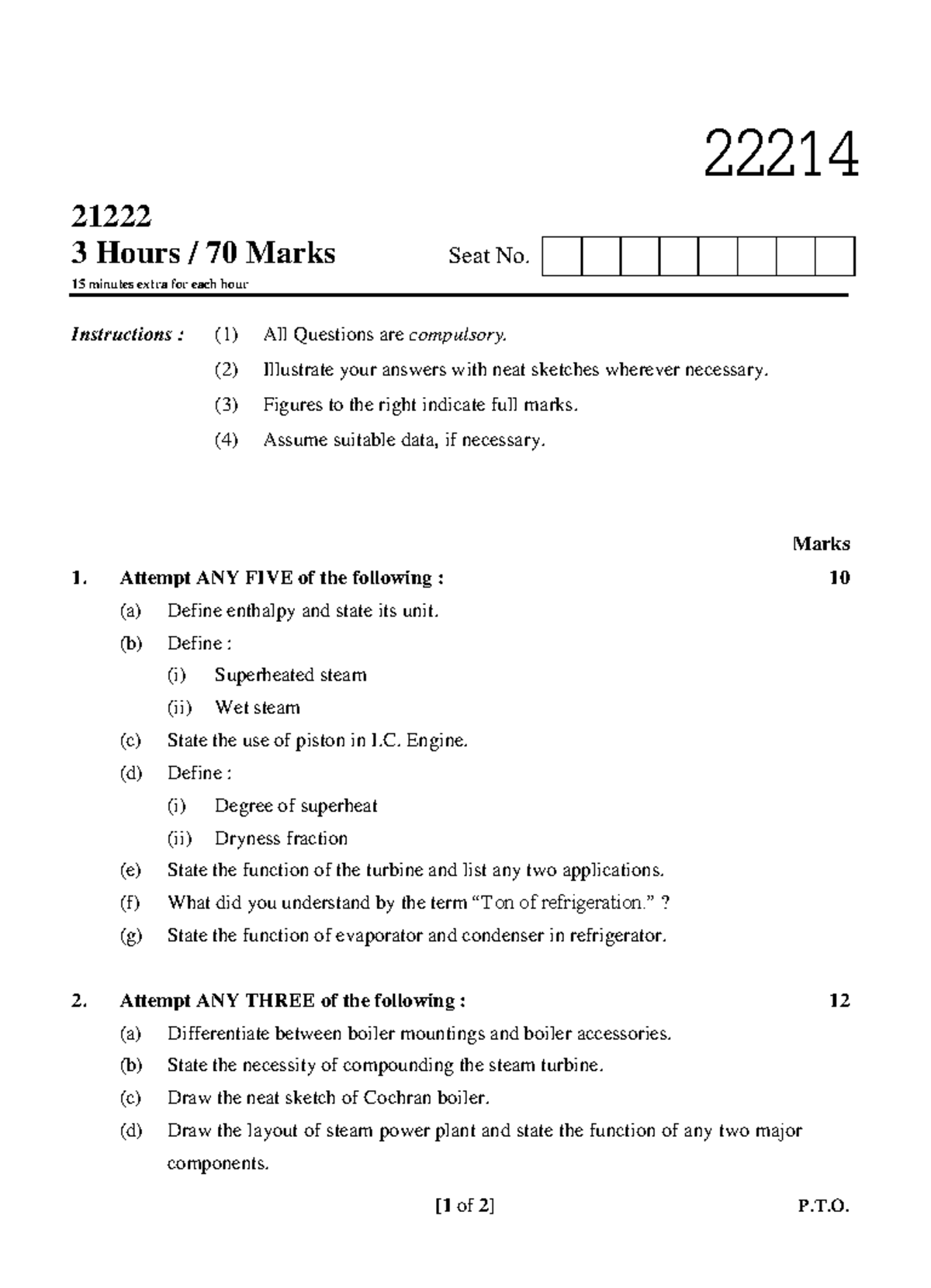 22214 2022 Summer Question Paper Msbte Study Resources 22214 1 Of