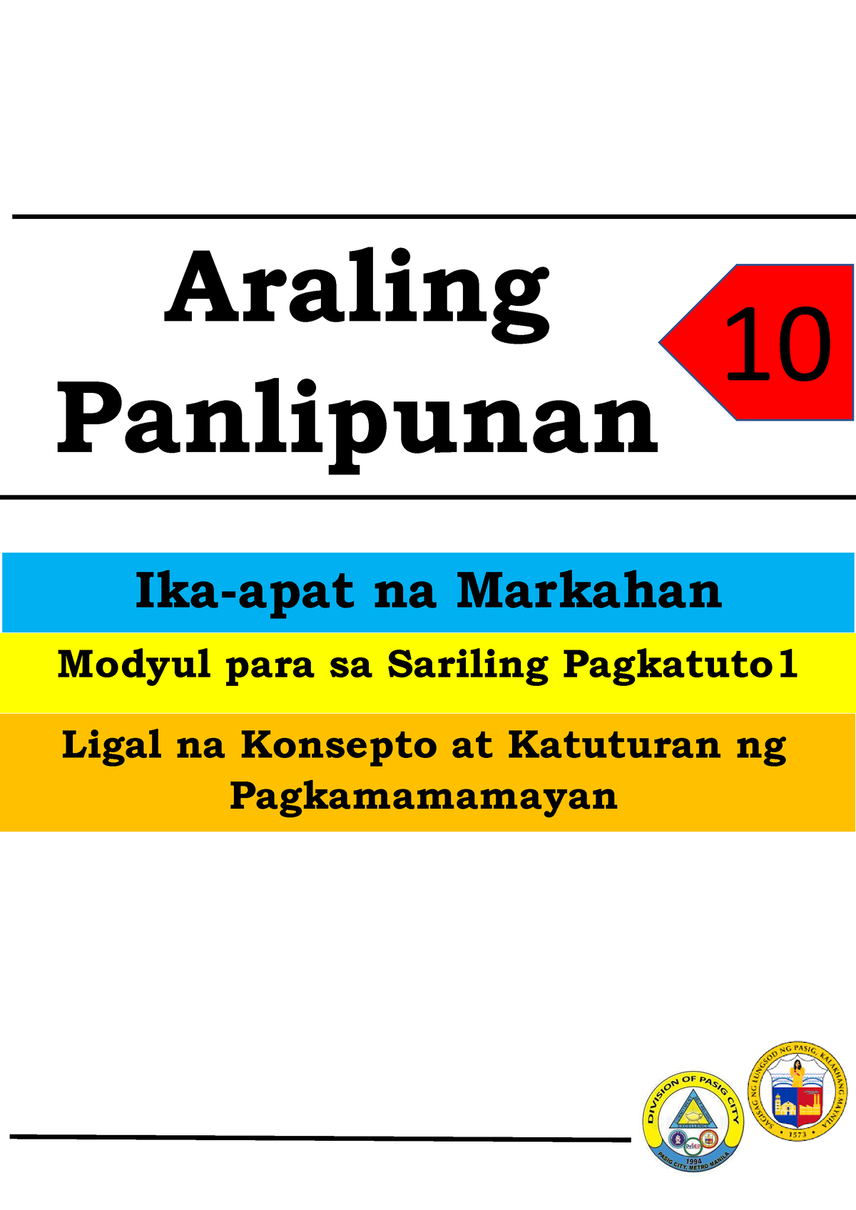 Ap10 Q4 M2 Notes Araling Panlipunan 10 Ika Apat Na Ma