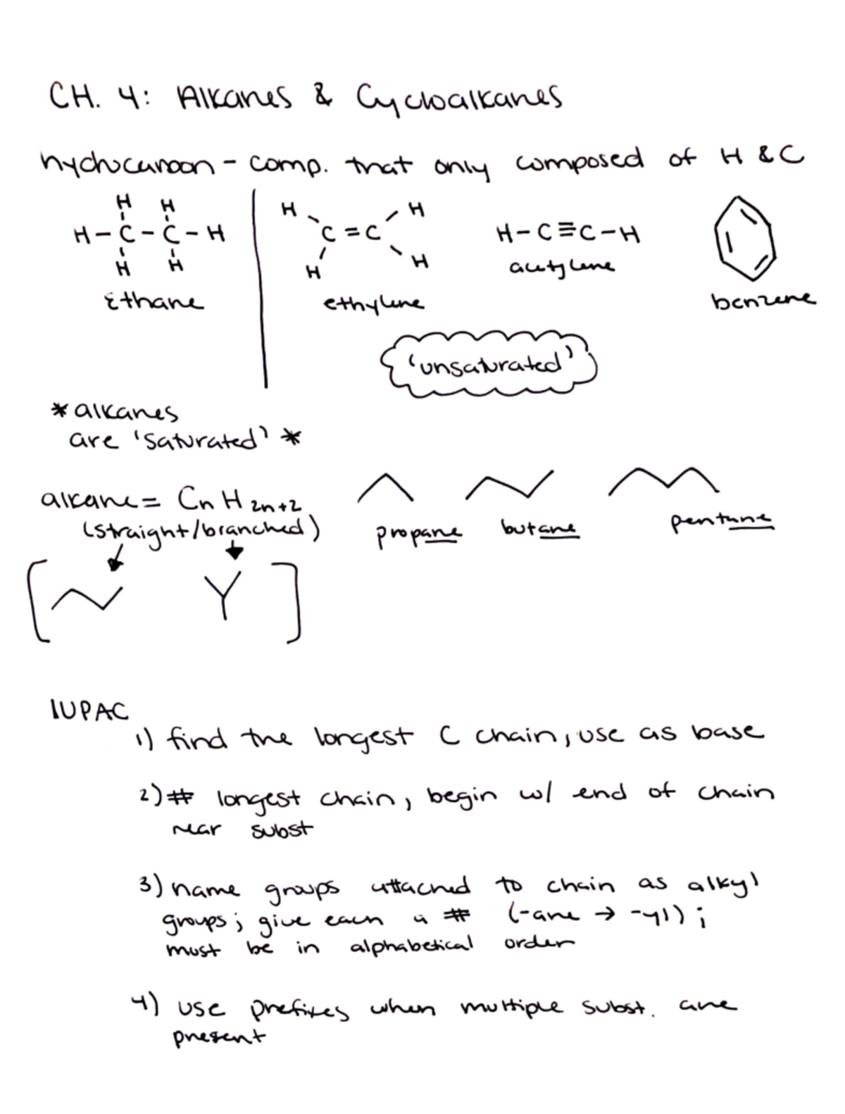 Chapter 4 Alkanes And Cycloalkanes Ch 4 Alkanes And Cycloalkanes I