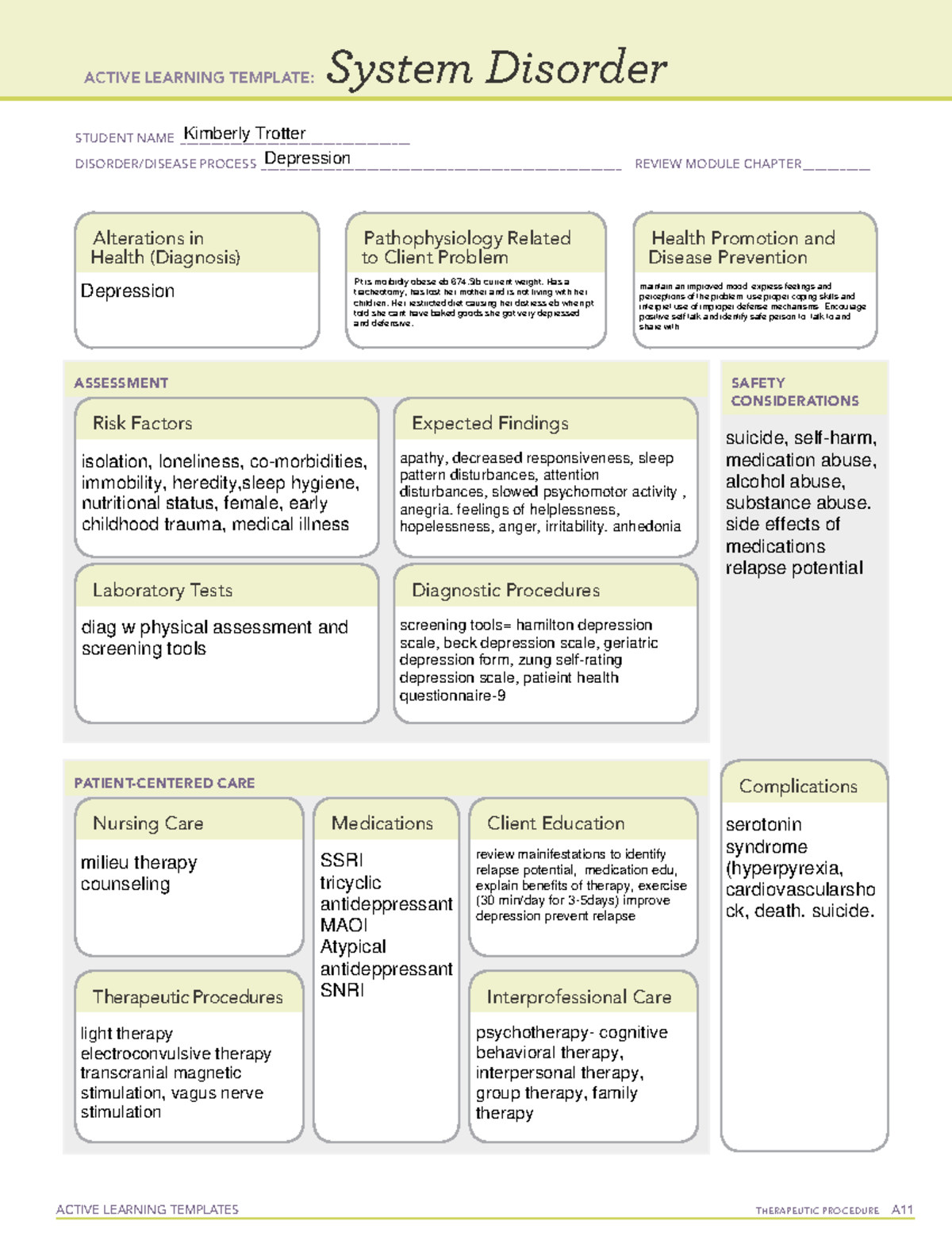 Ati Template System Disorder Portal Tutorials