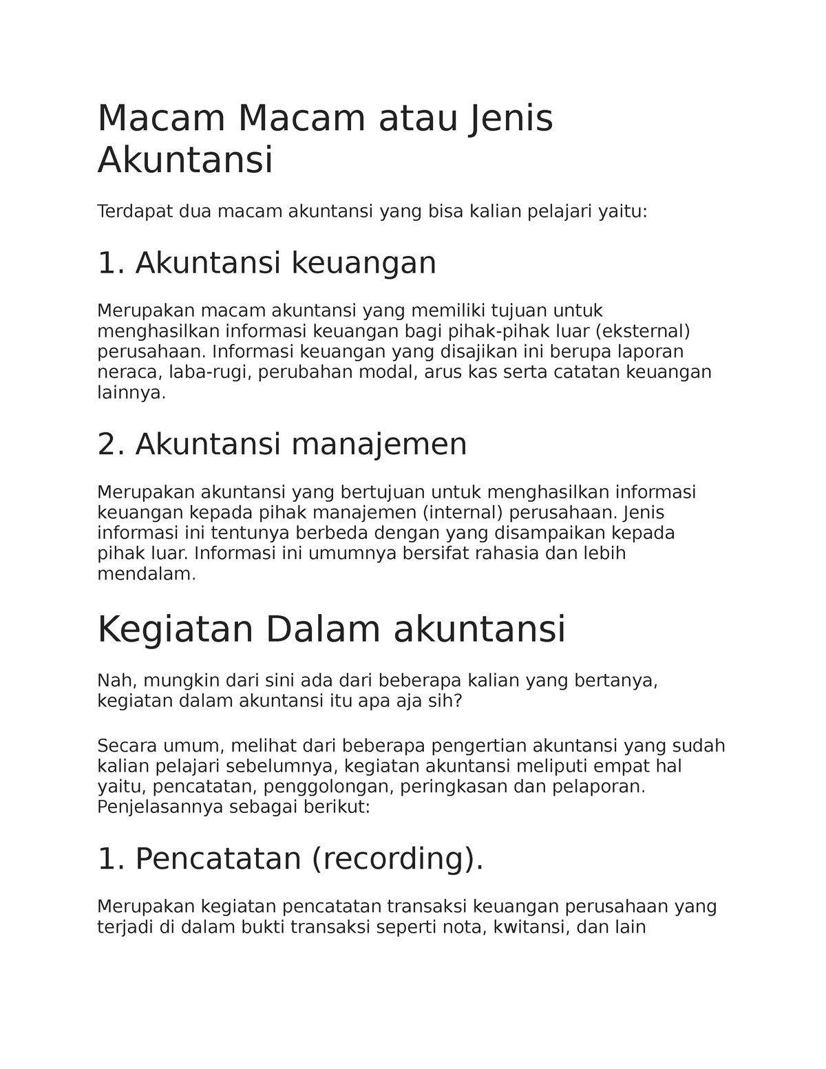 Jenis Jenis Akuntansi Accuratecloudid Porn Sex Picture