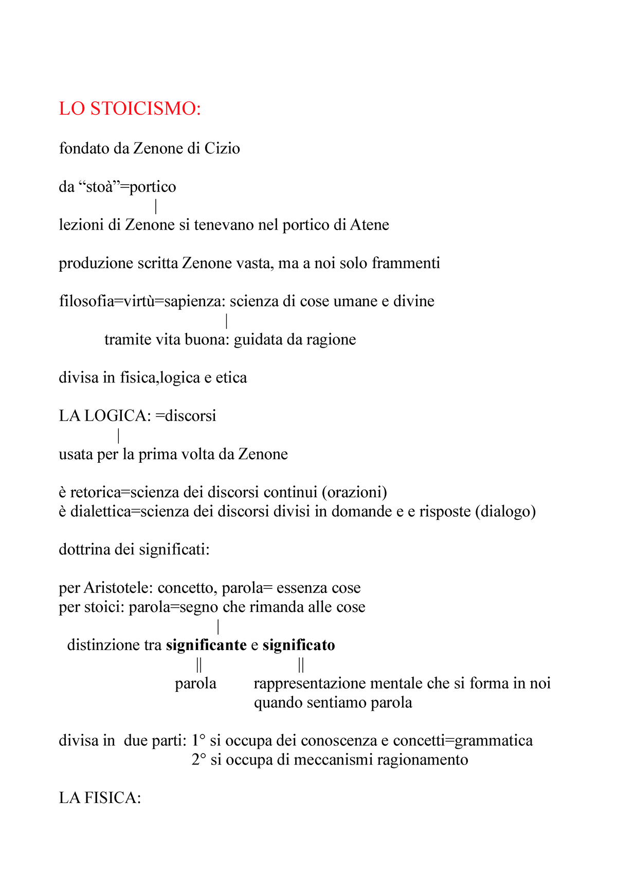 Lo Stoicismo Lo Stoicismo Fondato Da Zenone Di Cizio Da “stoà