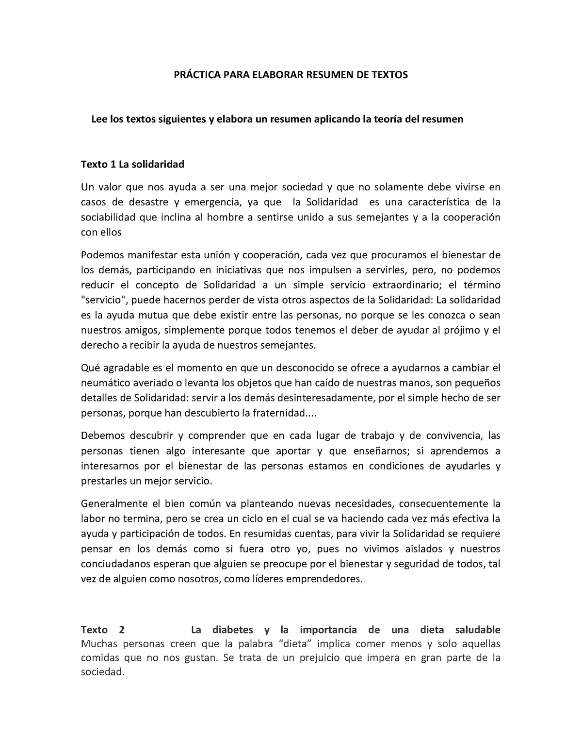 Práctica Para Elaborar Resumen Pdf PrÁctica Para Elaborar Resumen De