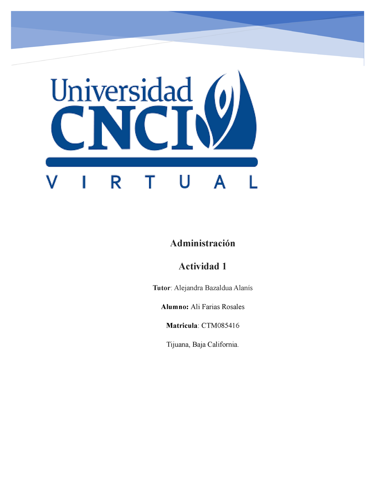 Administració 1 Actividad 1 Administración Actividad 1 Tutor