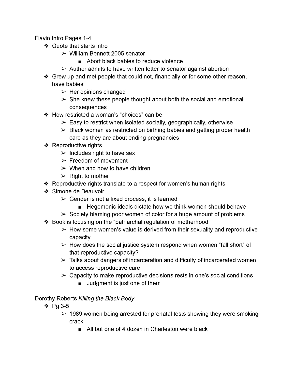 Sex Social Justice Bill Of Rights Week 1 Readings Flavin Intro