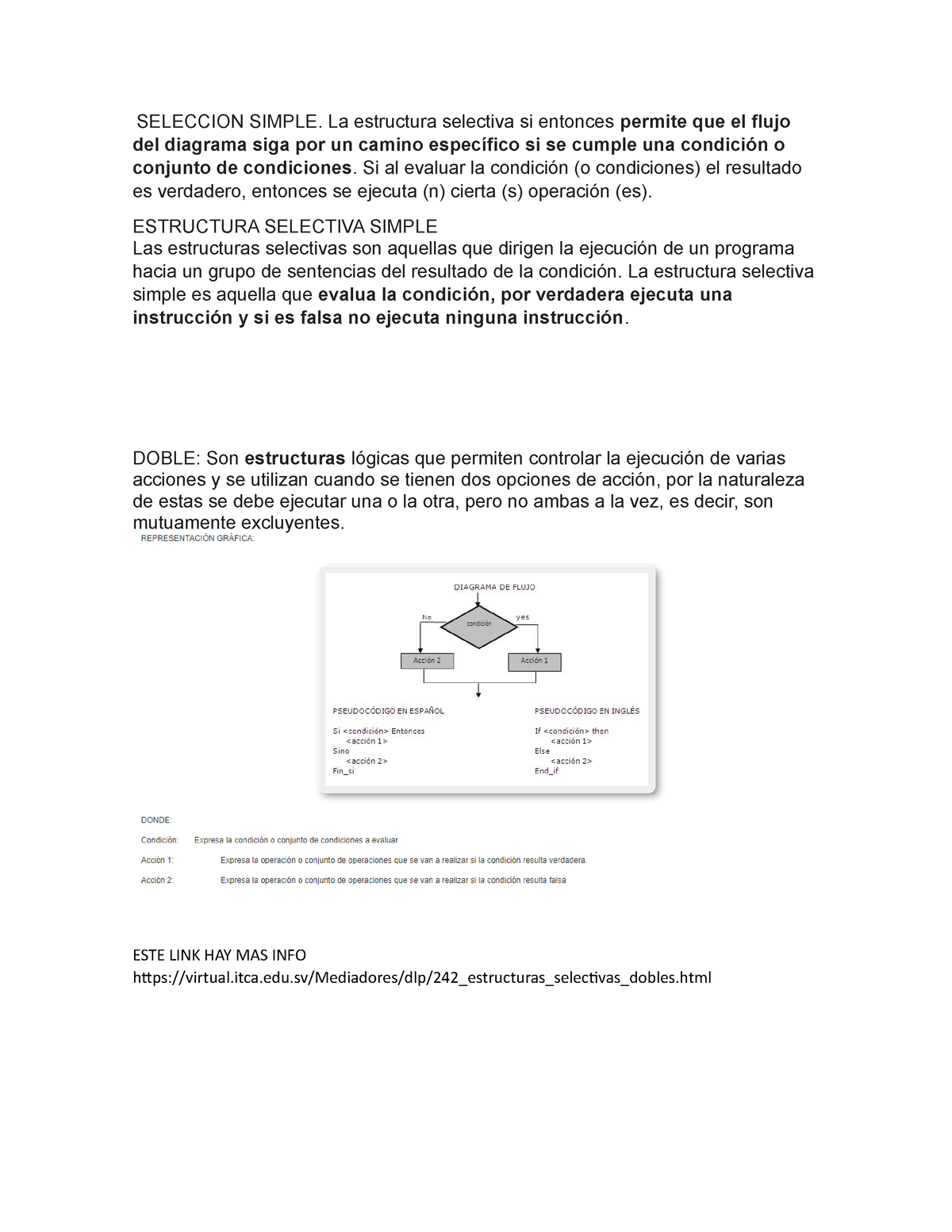 Estructuras Selectiva Simple Doble Y Mutilple Selecci